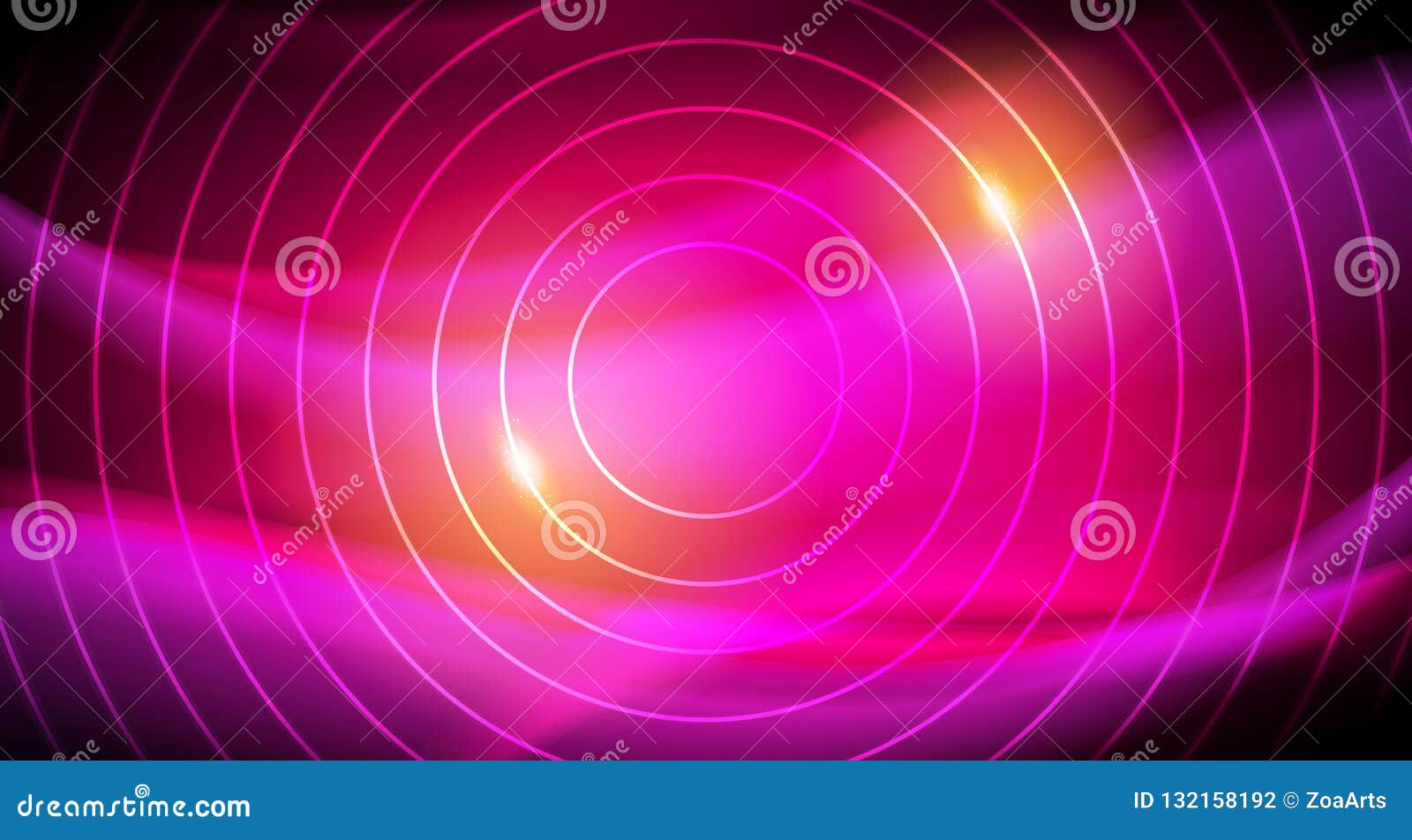 Vector Neon Future Glowing Techno Lines, Hi-Tech Futuristic Abstract ...