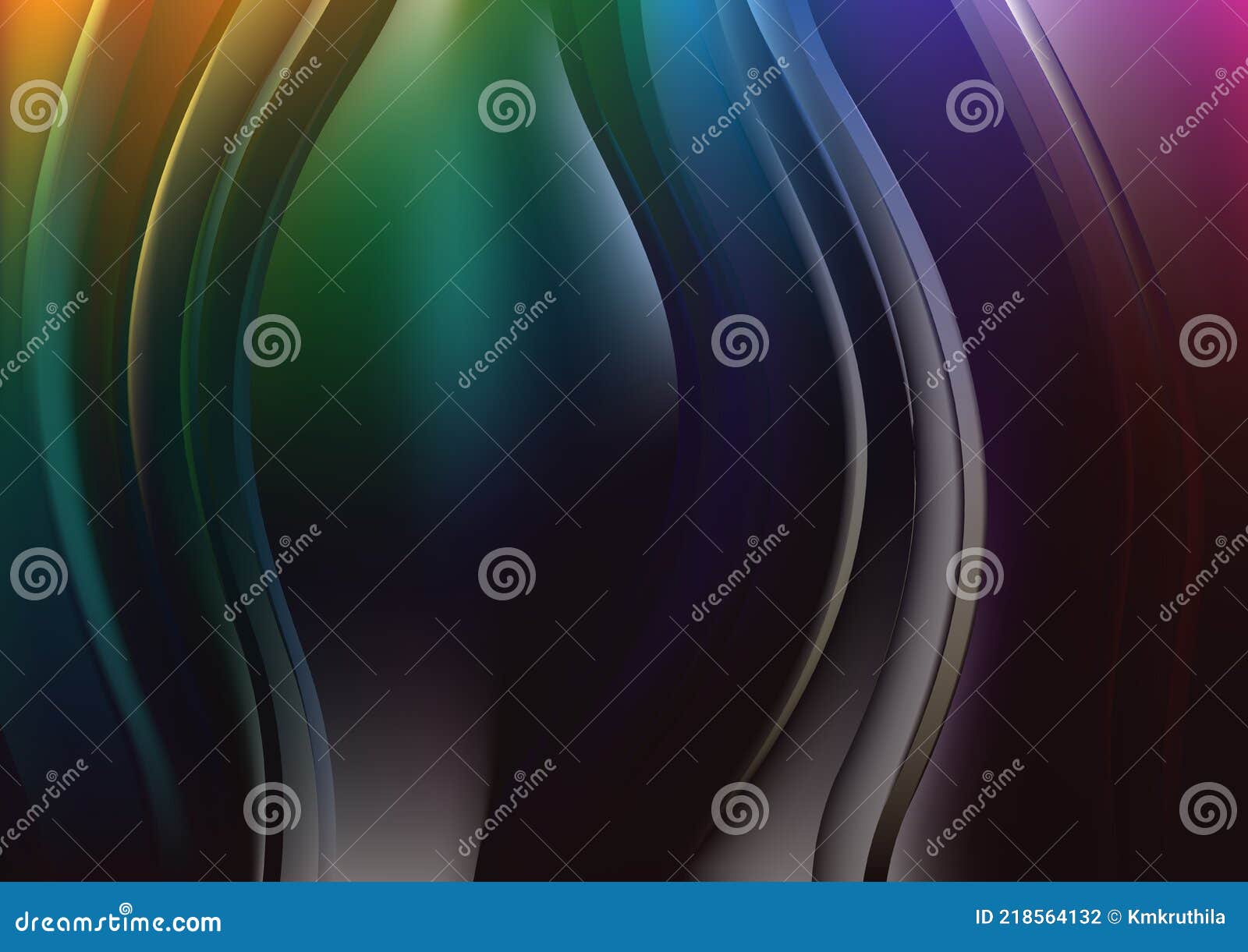Cool Vertical Wave Background Template Illustrator Stock Vector ...