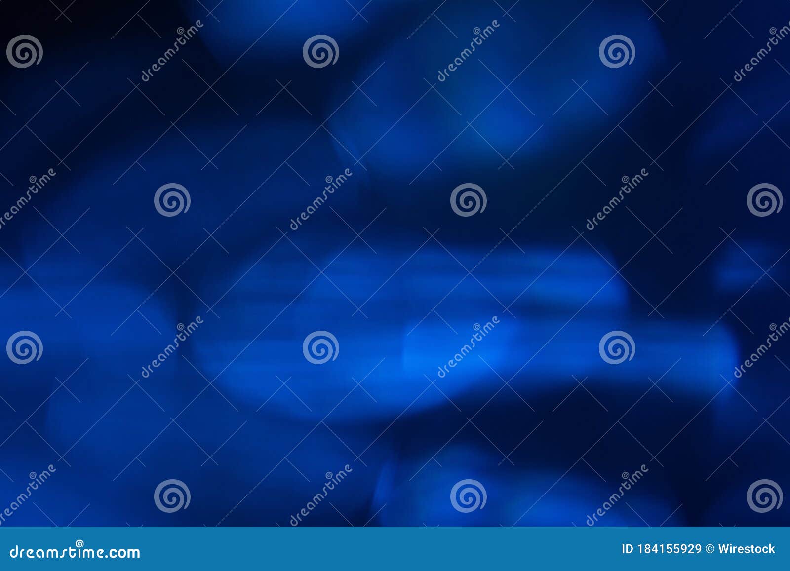 Cool Wallpaper with Blurry Blue Lights Isolated on a Black Background ...