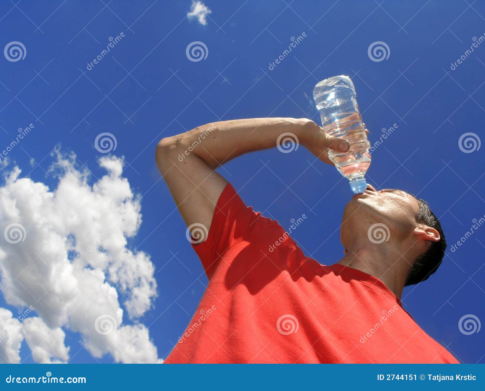 Cool water stock image. Image of male, refreshment, spring - 2744151