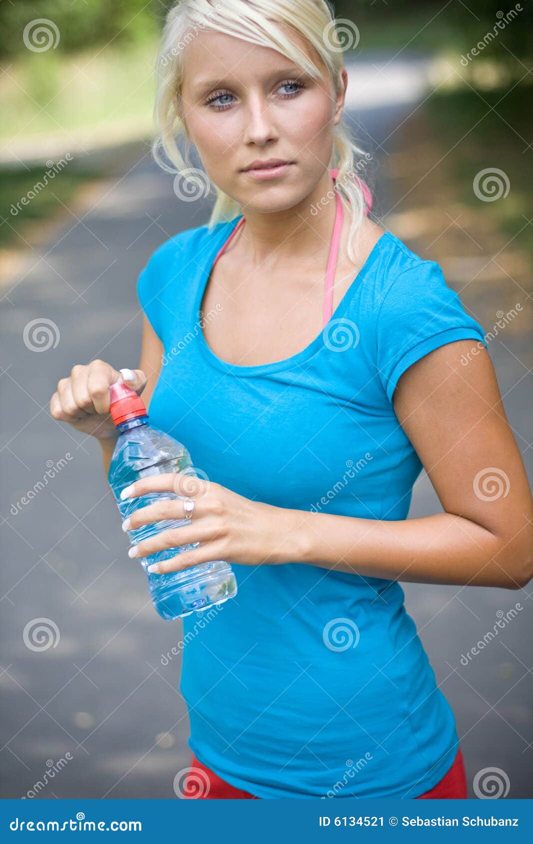 Cool Water after the Long Run Stock Image - Image of people, health ...