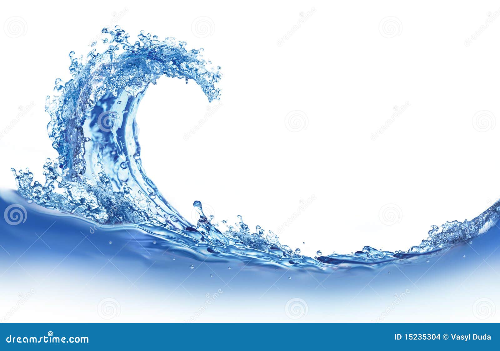 Cool water wave stock illustration. Illustration of clear - 15235304