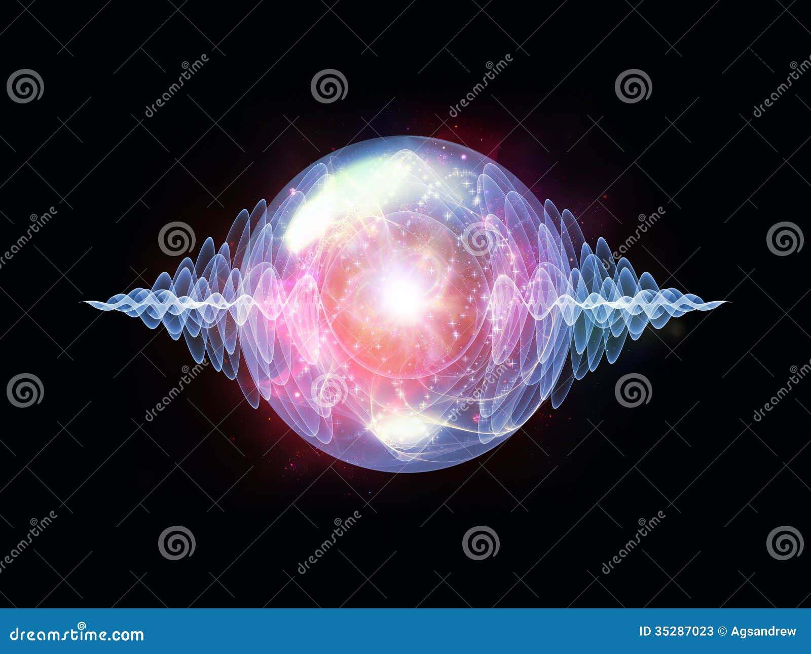 Cool Wave Particle stock illustration. Illustration of laboratory ...