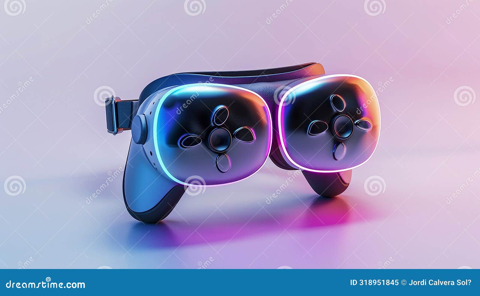 Cool White VR Glasses, Headset, Sleek and High End Look, Artificial ...