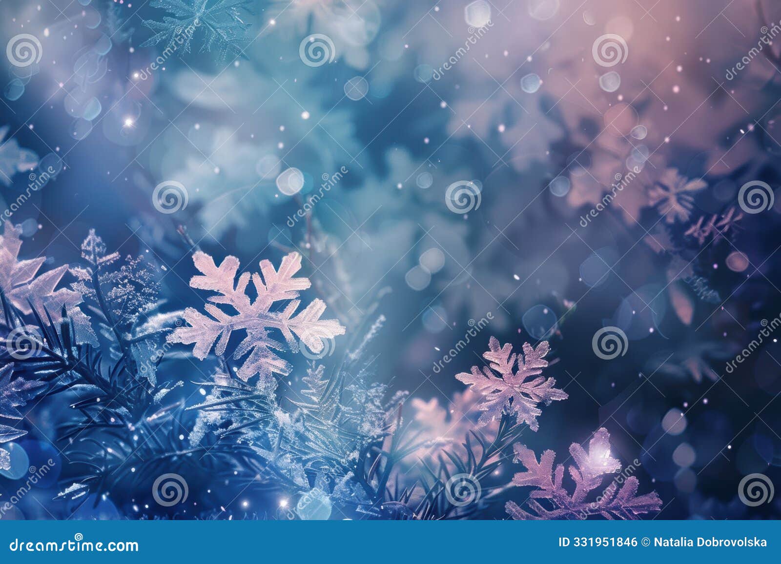 Cool Winter Blue Abstract Background with Icy Patterns, Frosty Textures ...