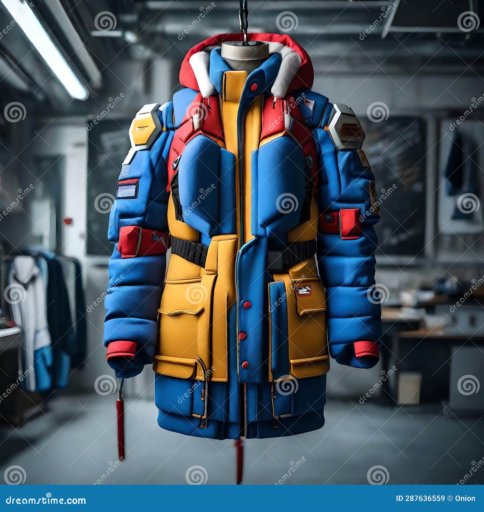 Cool Winter Jacket - Ai Generated Image Stock Image - Image of cool ...