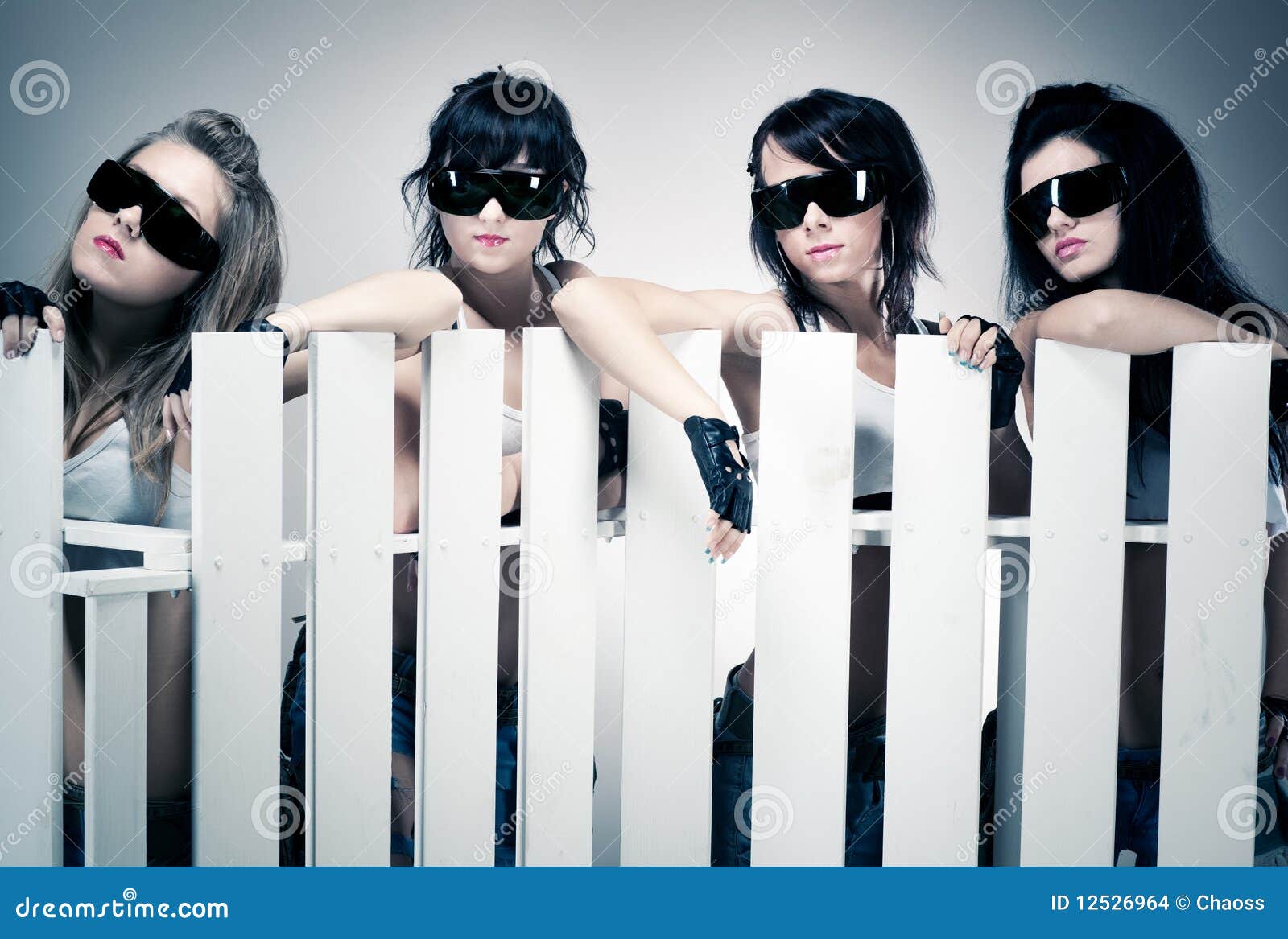 Cool women workers stock photo. Image of fashion, adult - 12526964