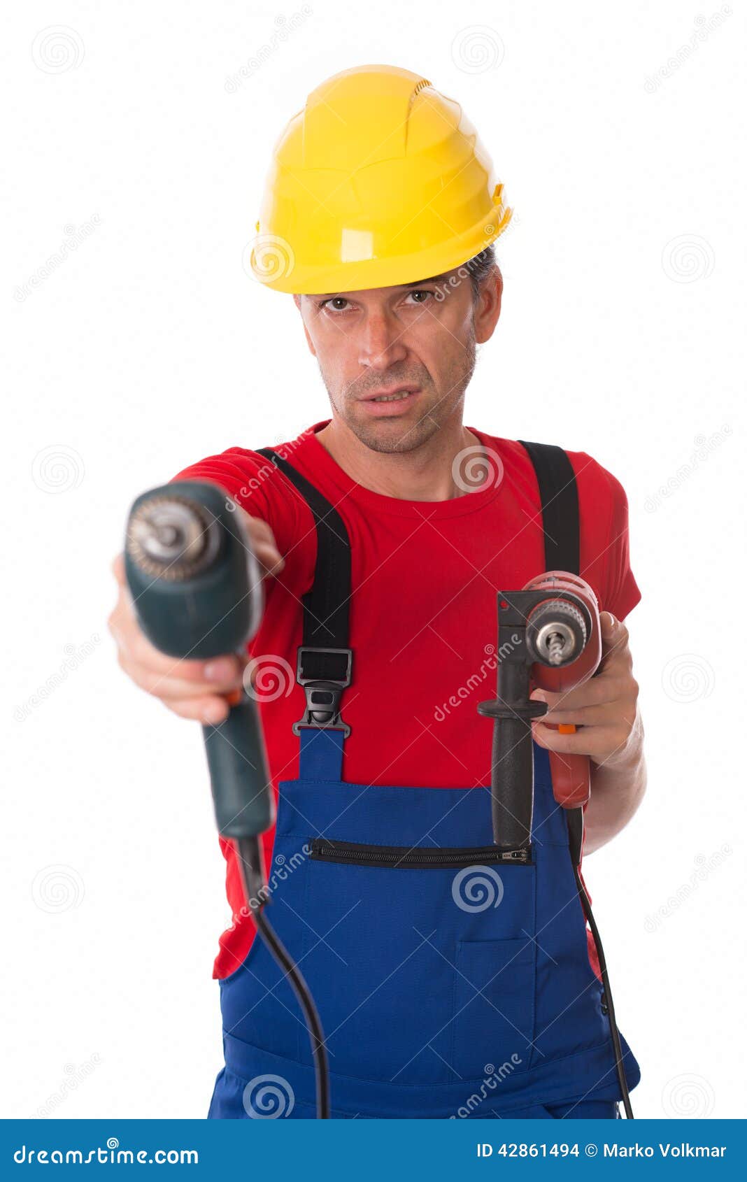 Cool worker stock photo. Image of drill, equipment, business - 42861494
