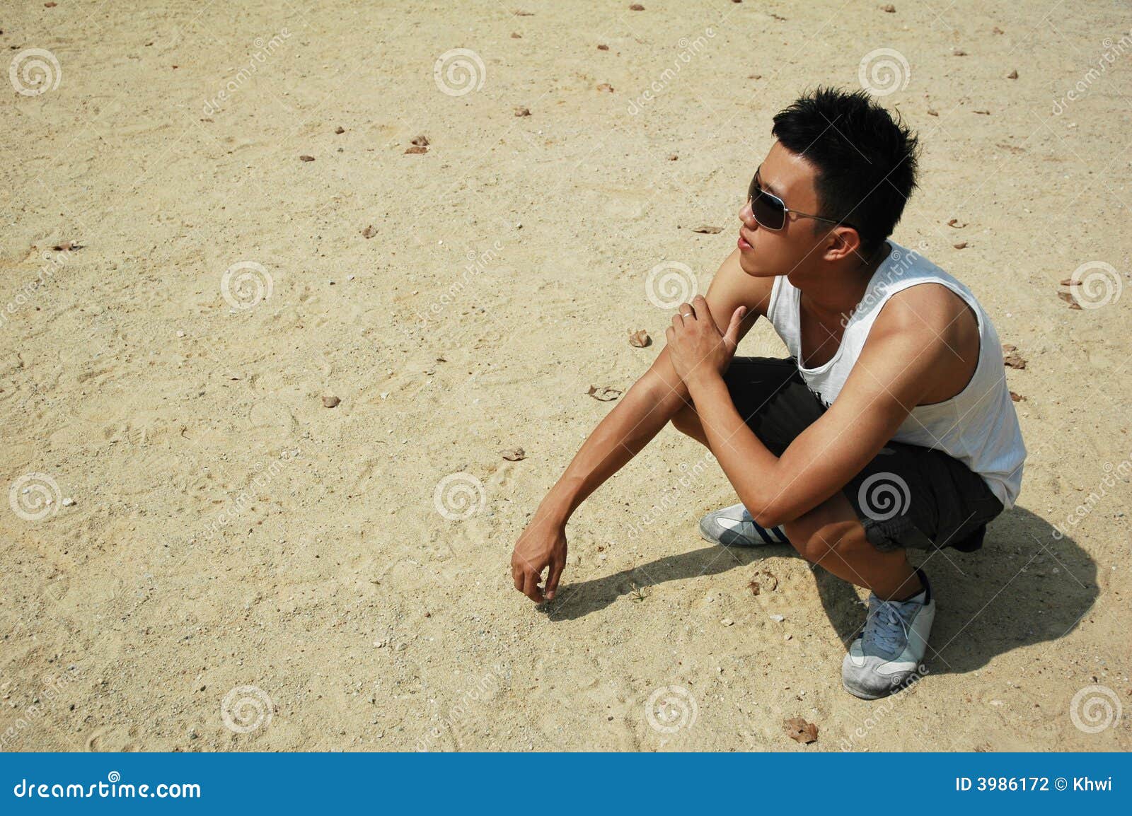 Cool Young Asian Chinese Man Stock Photo - Image of funky, sunshine ...