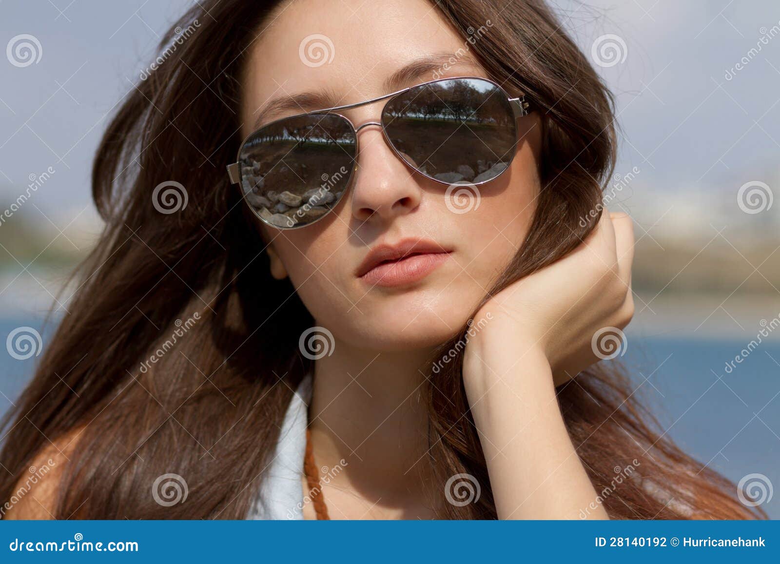 Cool Young Girl in Sunglasses Stock Photo - Image of attractive ...