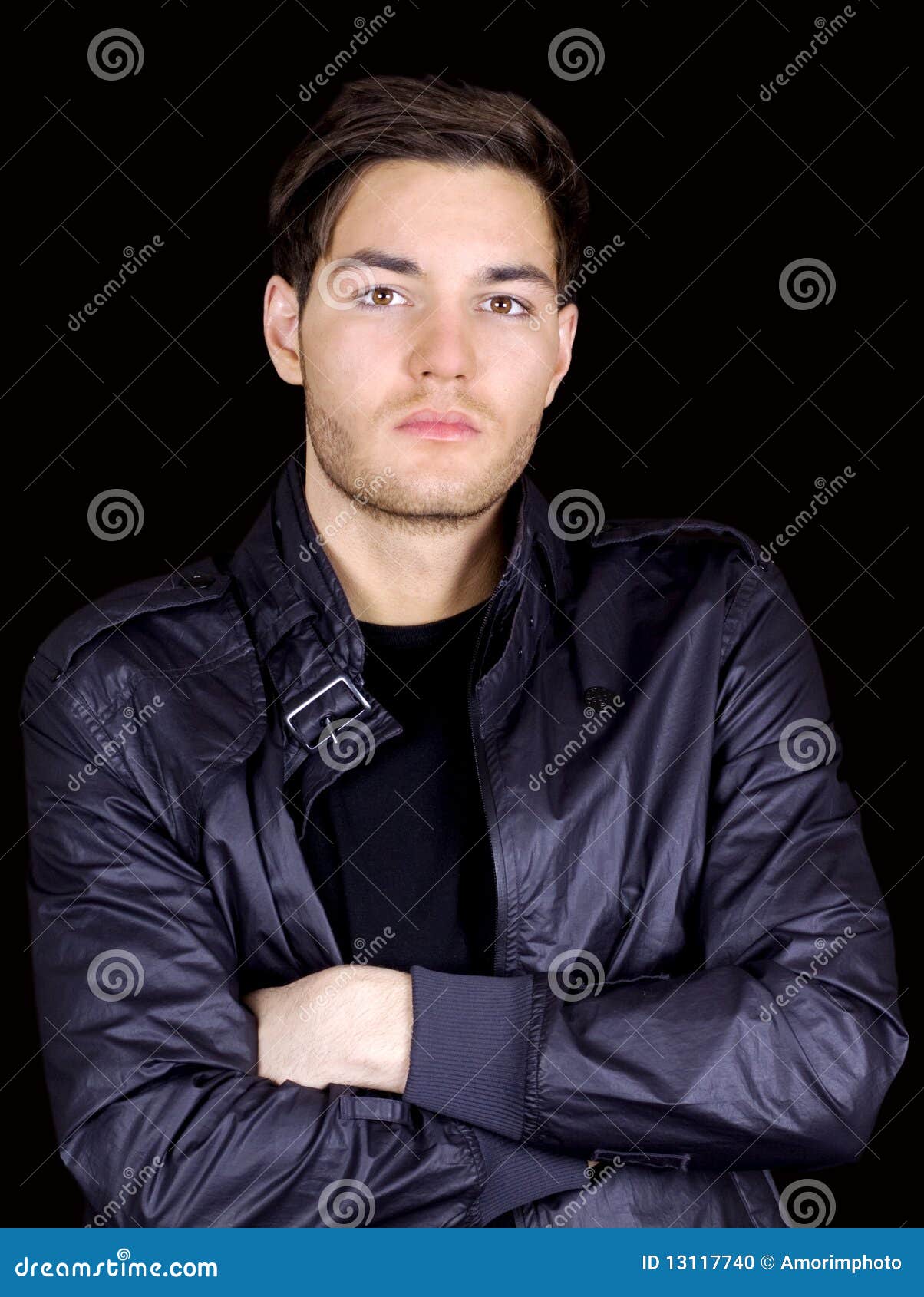 Cool young man stock photo. Image of macho, serious, model - 13117740