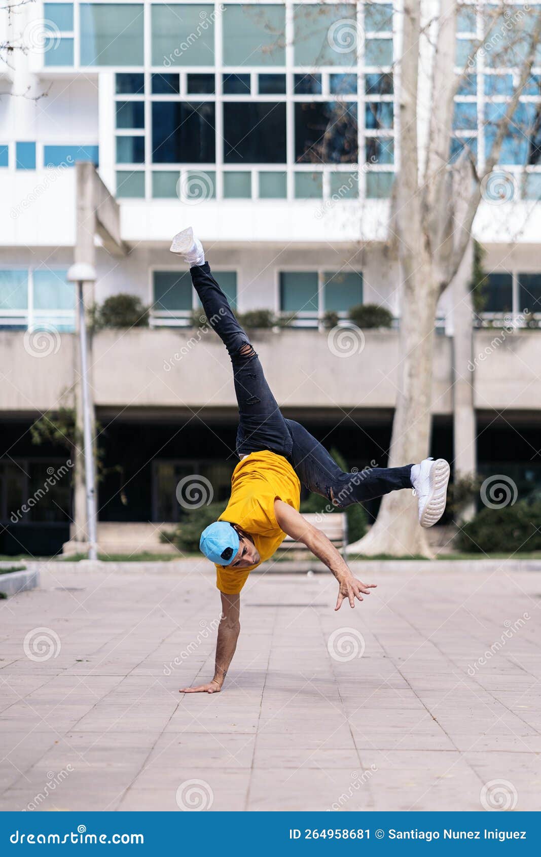 Hip Hop Dancer in the Park stock image. Image of performance - 264958681