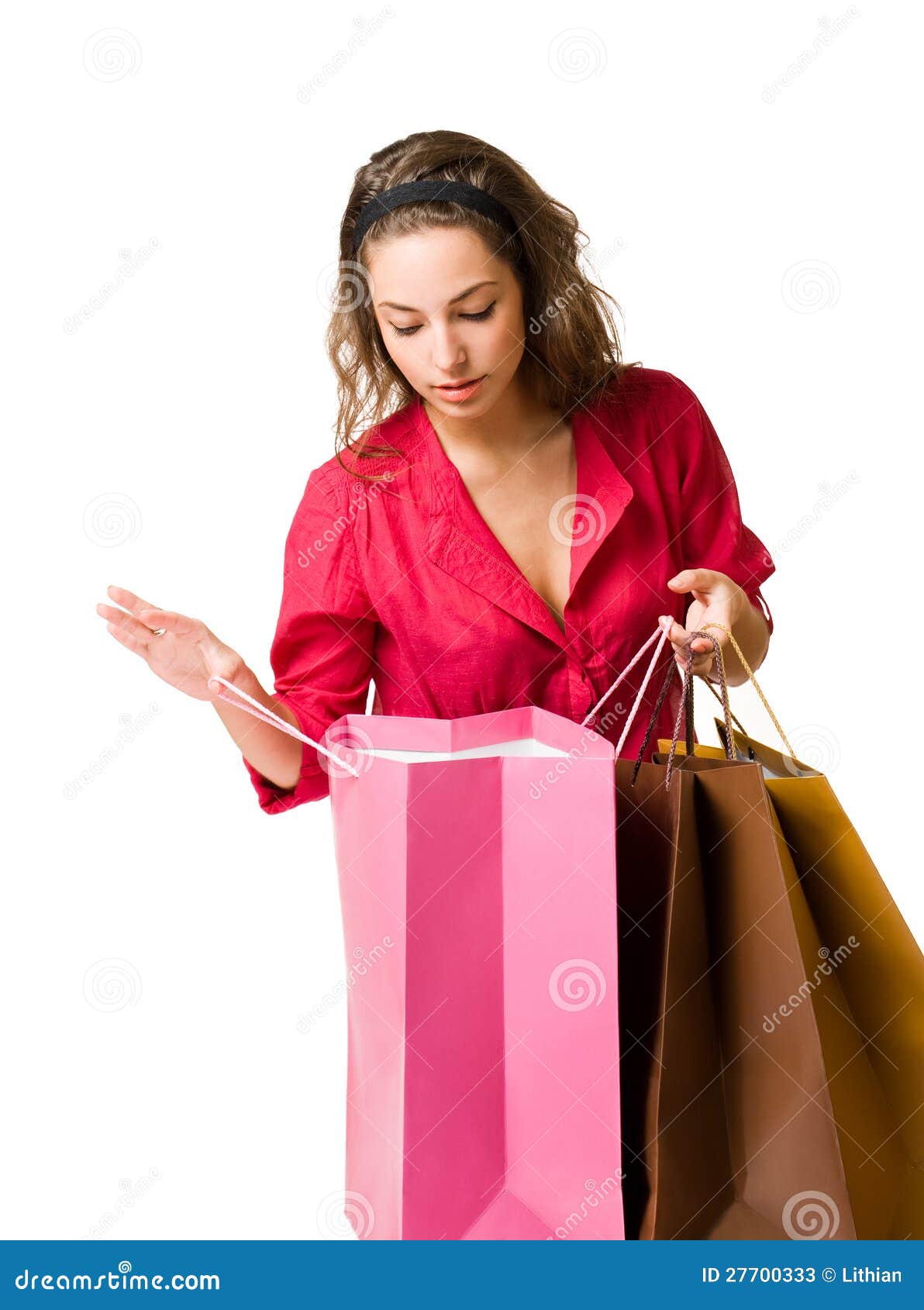 Cool young shopper. stock image. Image of sensual, portrait - 27700333