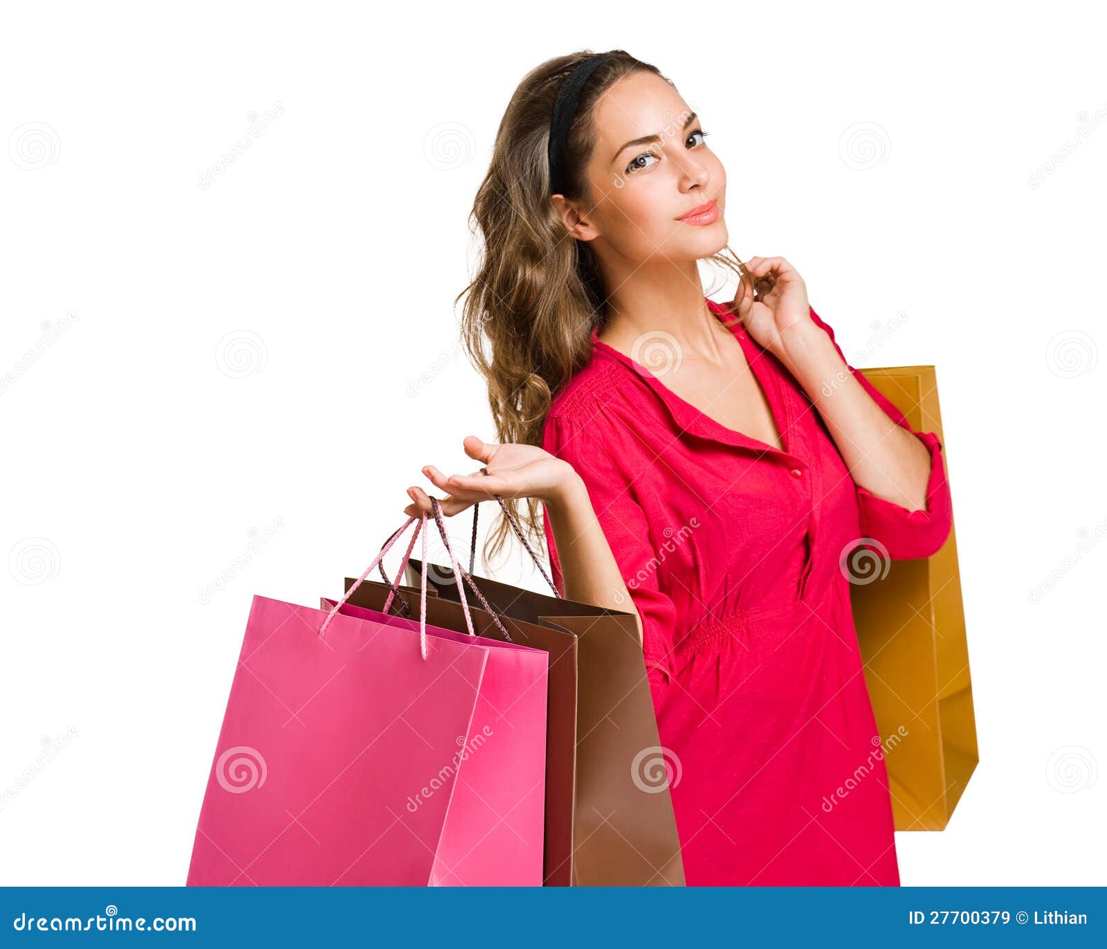 Cool young shopper. stock image. Image of gorgeous, buying - 27700379