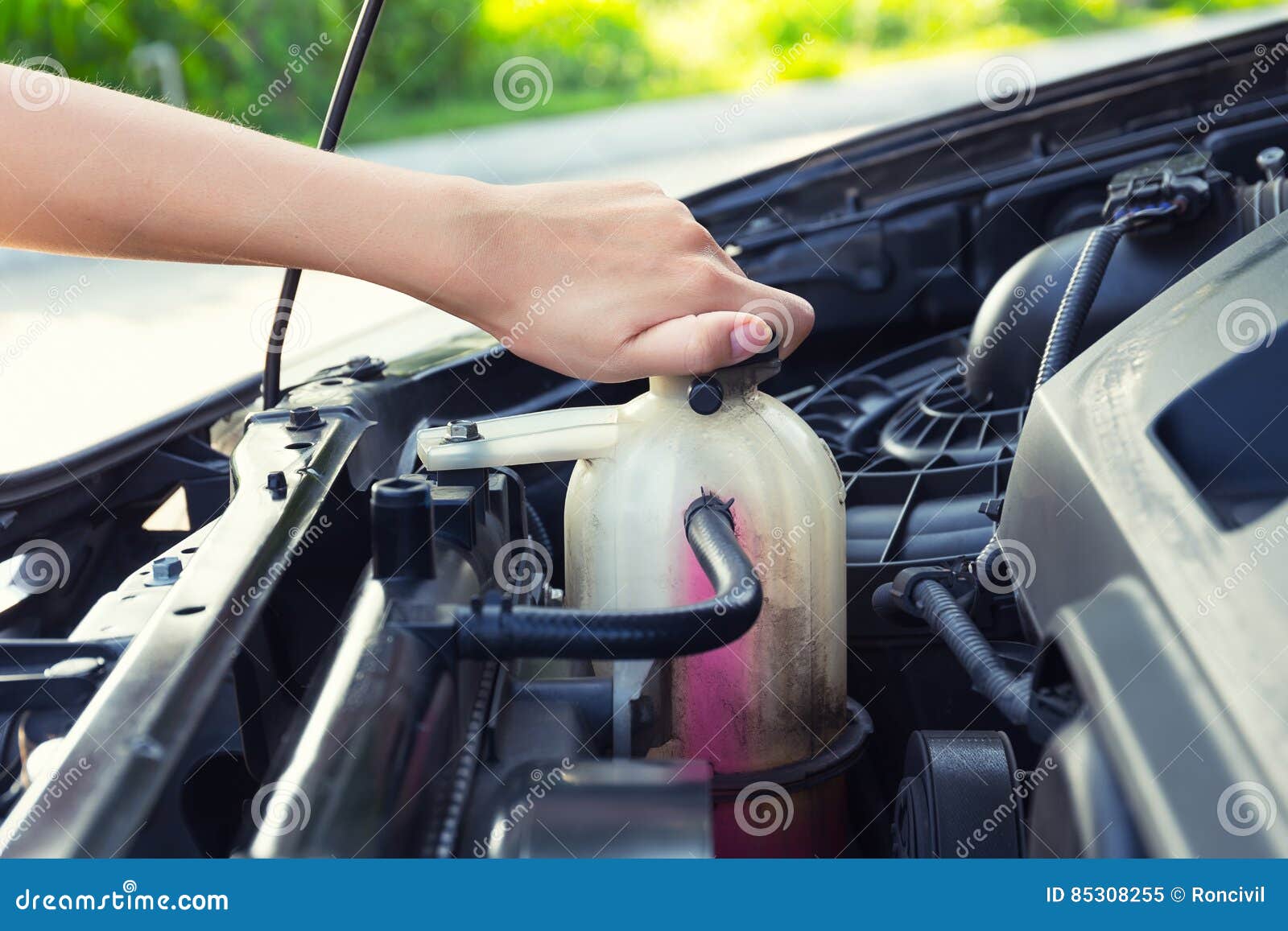 Coolant car check stock image. Image of inspect, maintenance - 85308255