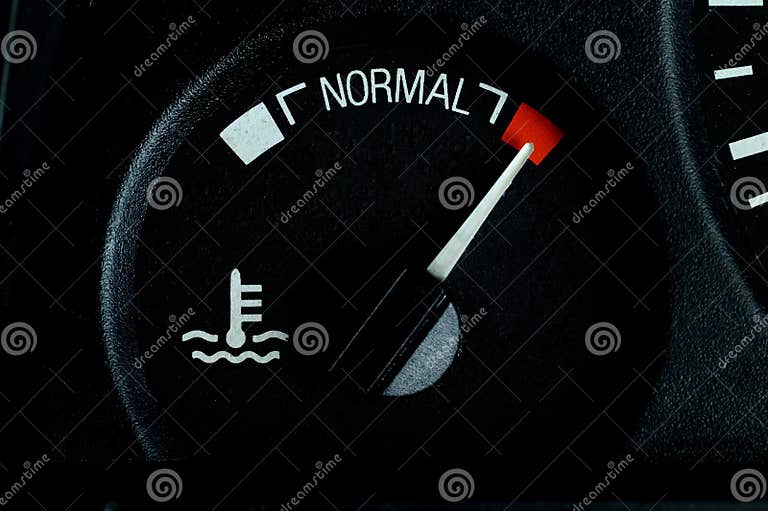 Coolant Temperature Indicator, Coolant Overheating. Car Engine ...