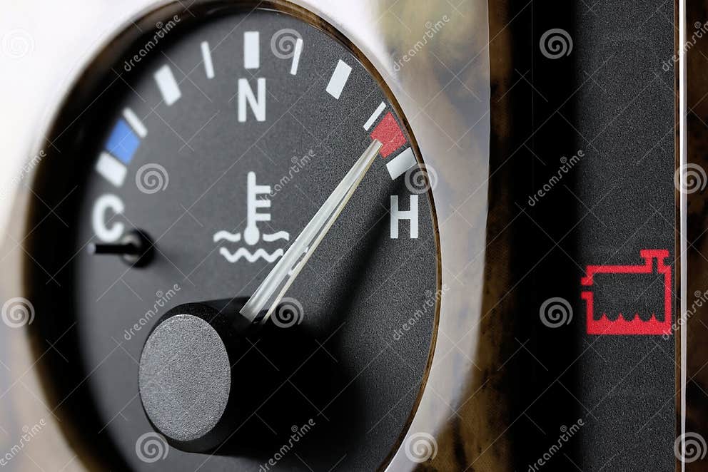 Coolant warning light stock image. Image of coolant - 246331705