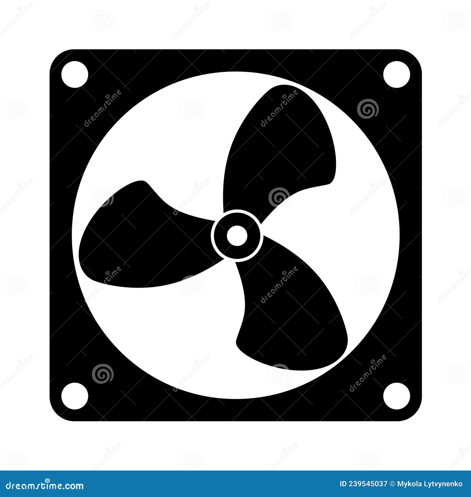 Cooler Cooling System and Air Ventilation Fan Blowing and Ventilation ...