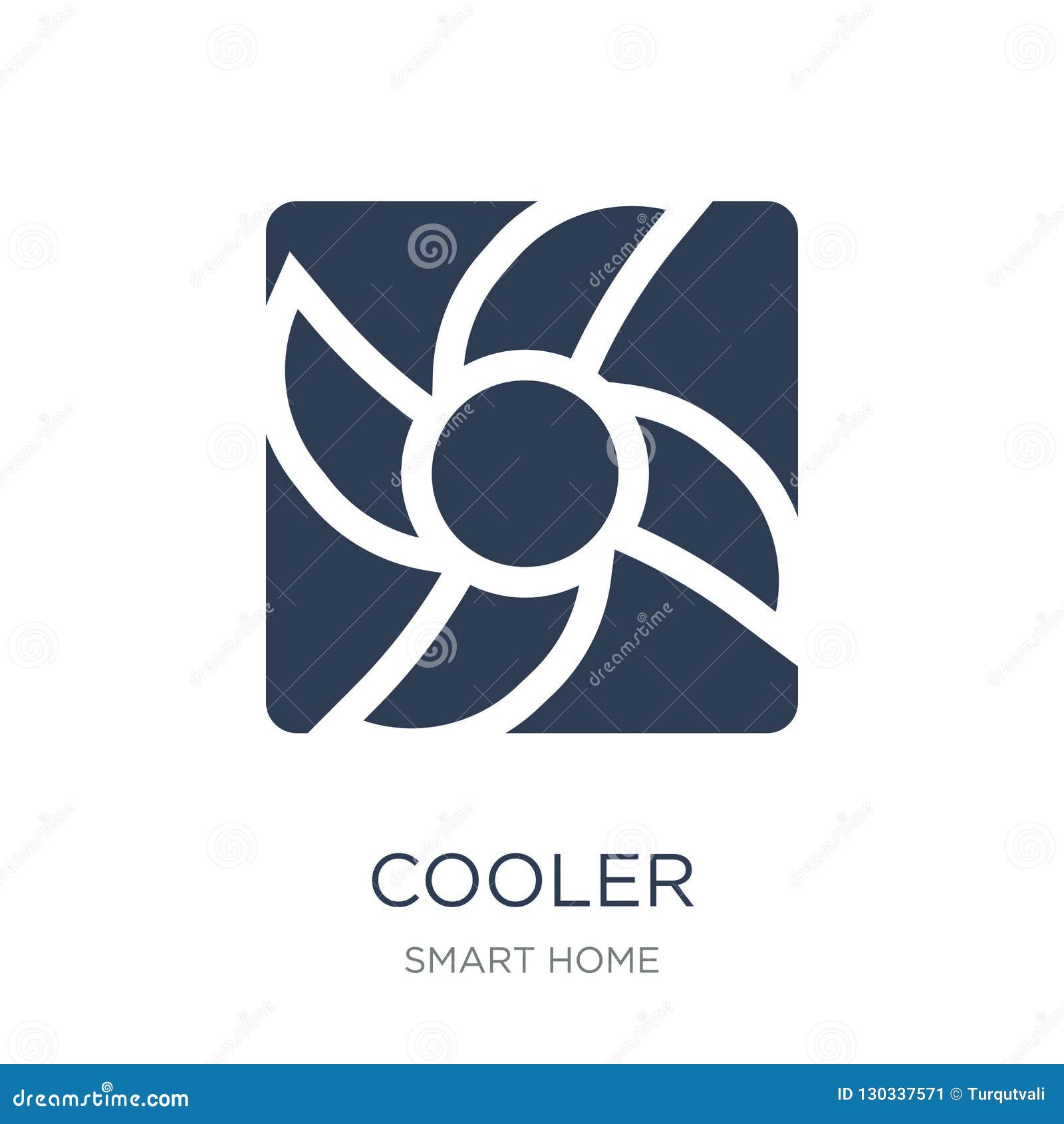 Cooler Icon. Trendy Flat Vector Cooler Icon on White Background Stock ...