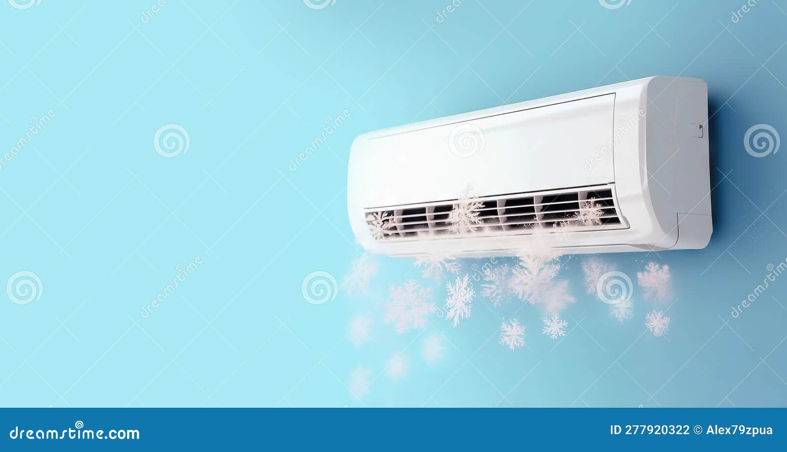 Cooling the Air with an Air Conditioner - Generative AI Stock ...