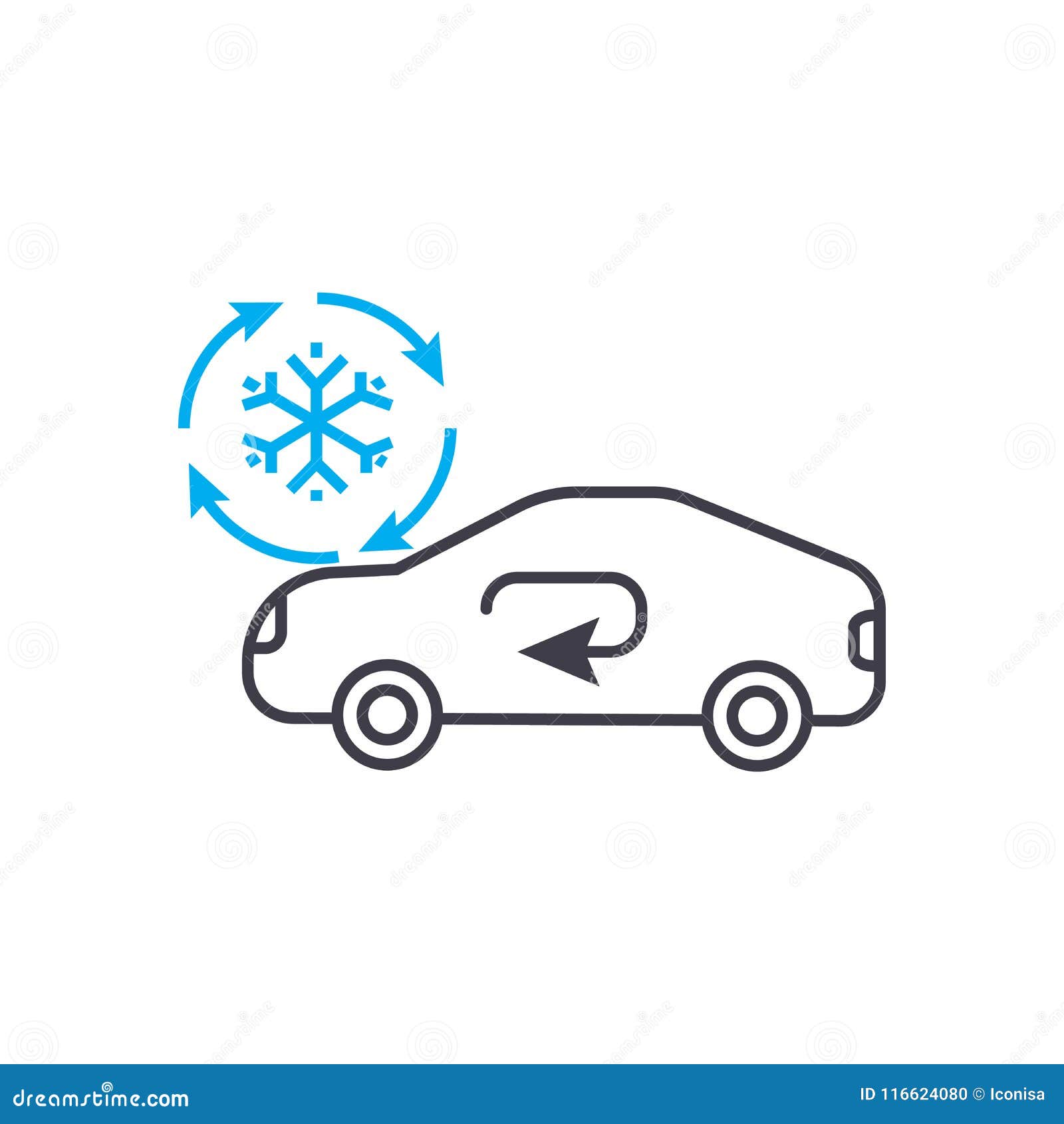 Cooling Car System Vector Thin Line Stroke Icon. Cooling Car System ... Cooling Car System Vector Thin Line Stroke Icon. Cooling Car System ...