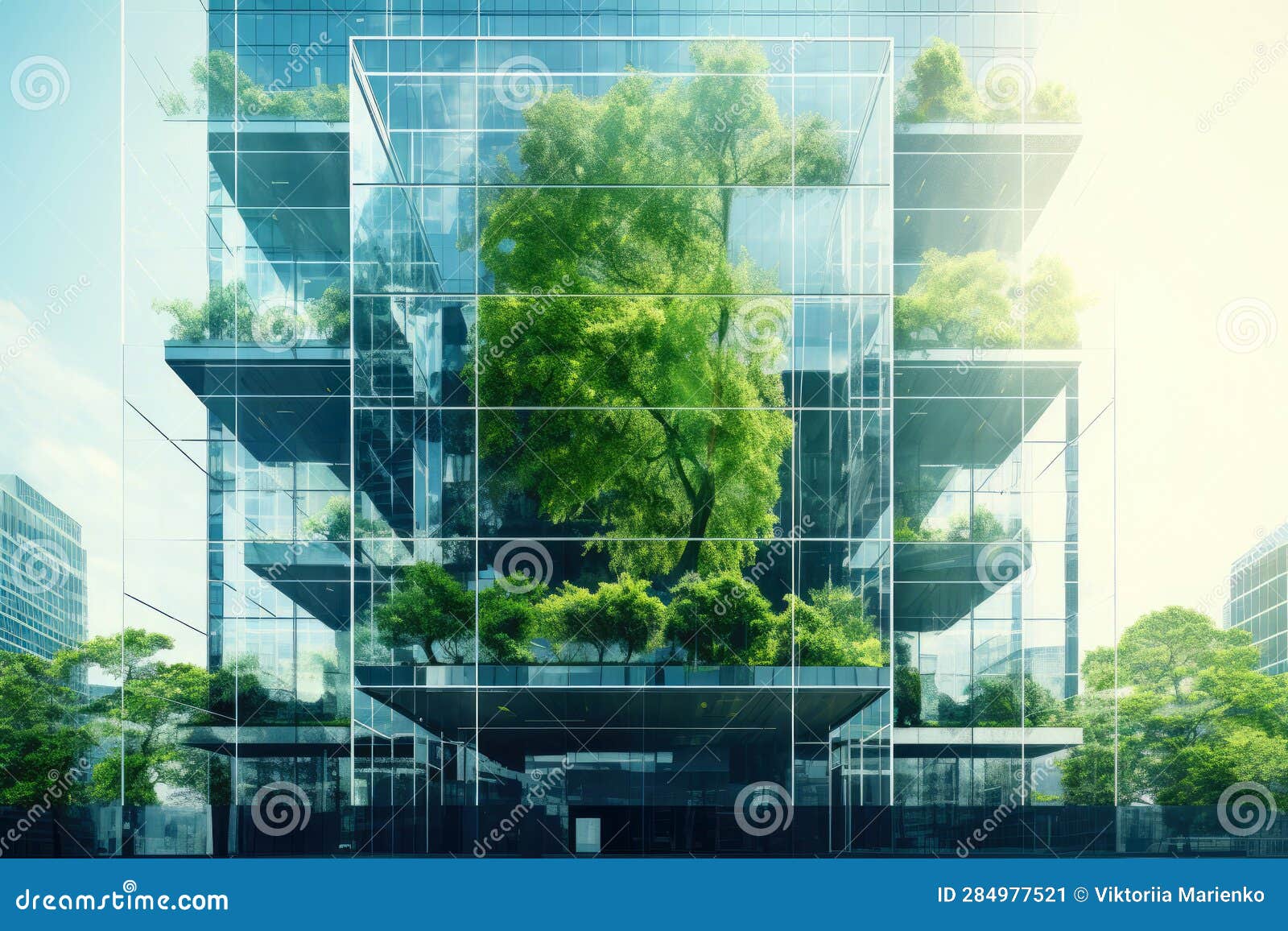 Cooling the City: Tree Embedded Sustainable Glass Building Stock ...