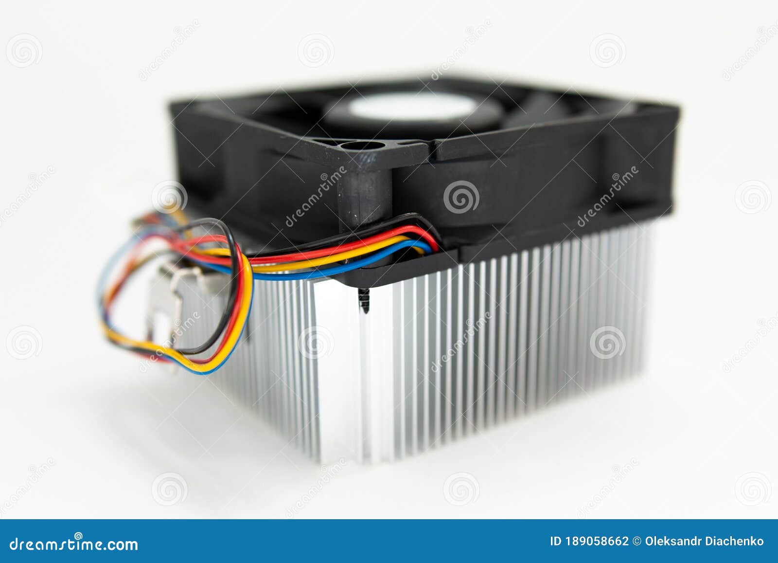 Cooling Cooler for Computer Processor Stock Photo - Image of macro ...