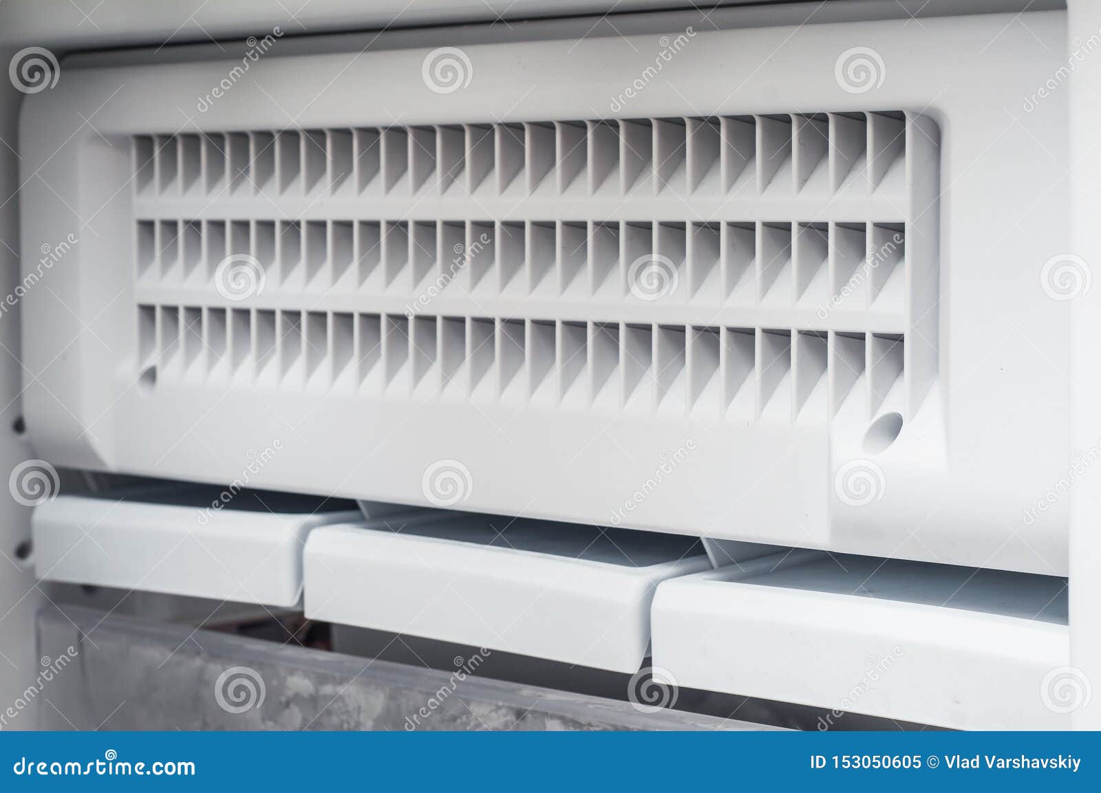 Cooling Element of a Full-fledged Domestic Freezer Stock Image - Image ...
