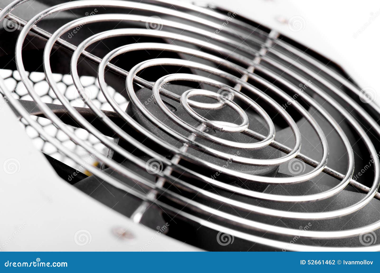 Cooling Fan Close Up stock photo. Image of computer, flow - 52661462