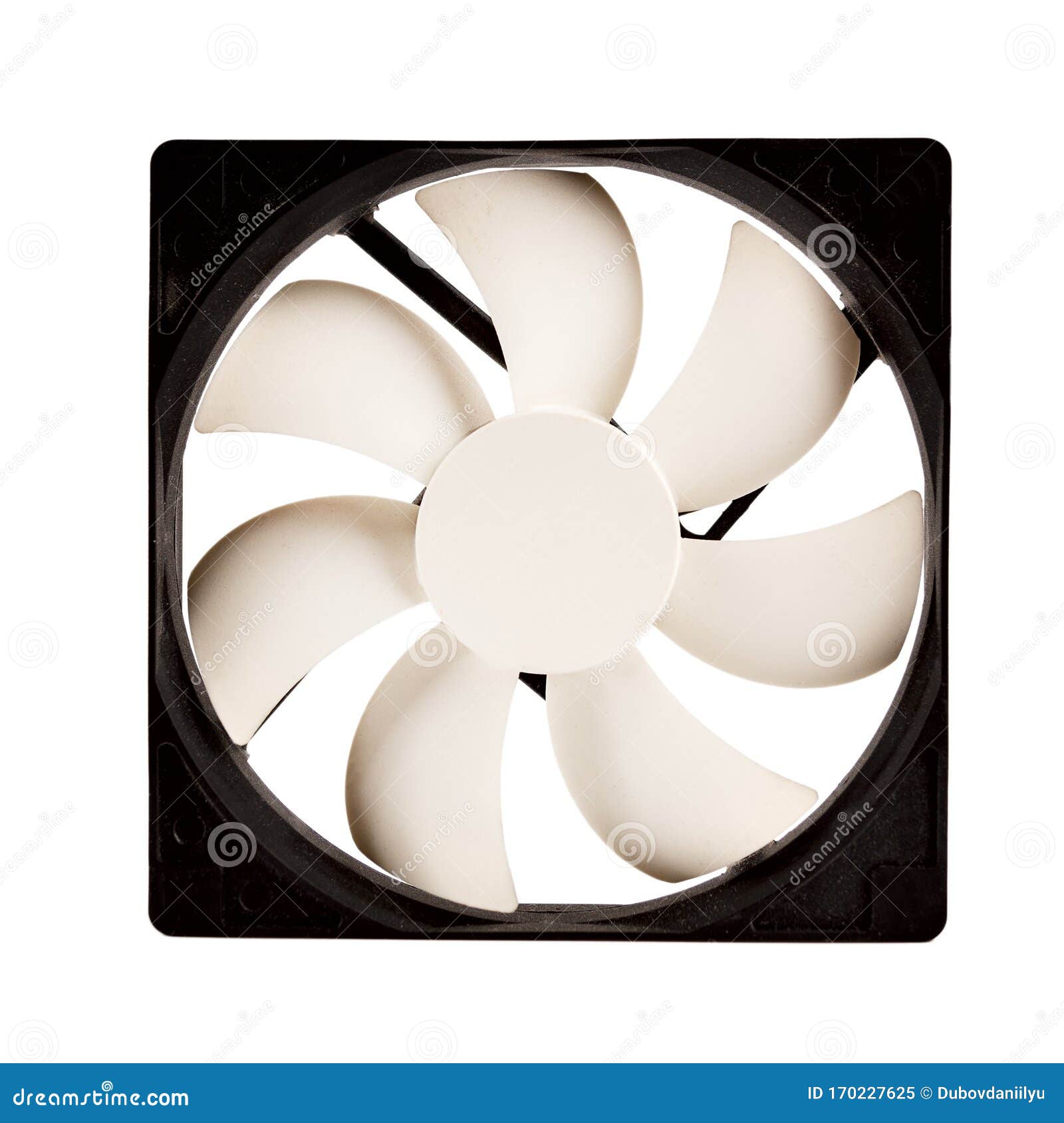 Cooling Fan for Computer System Unit or Power Supply Stock Image ...