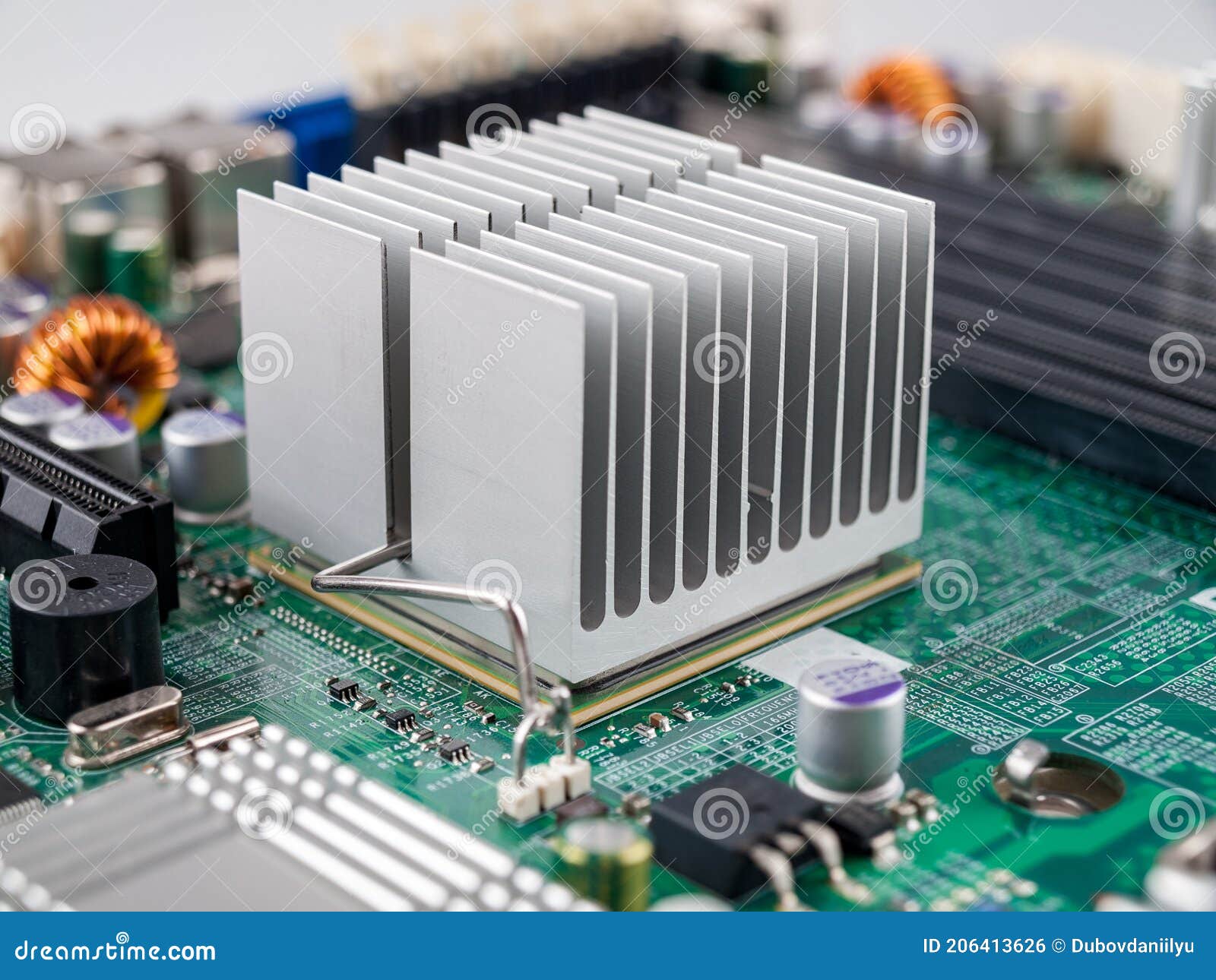 Cooling Fan with Cpu in the Computer System Unit, Cooling the Computer ...