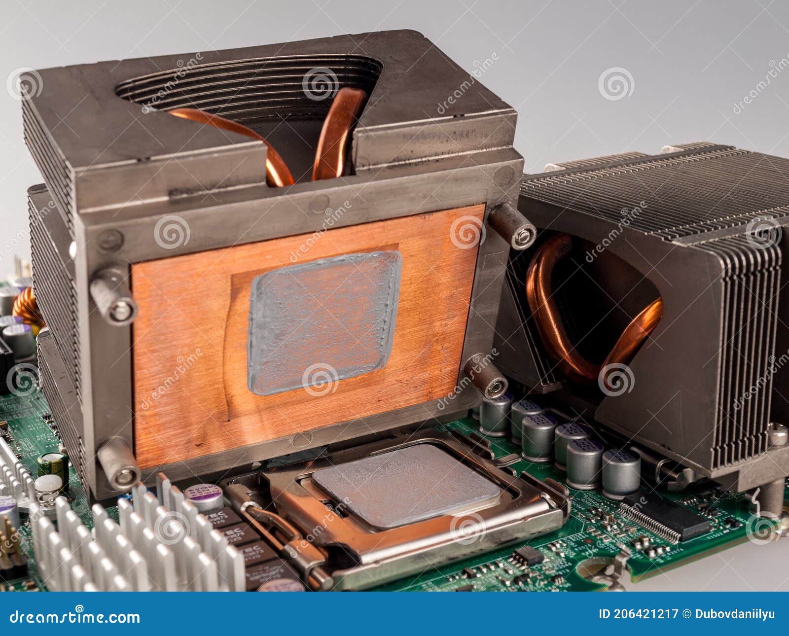 Cooling Fan with Cpu in the Computer System Unit, Cooling the Computer ...