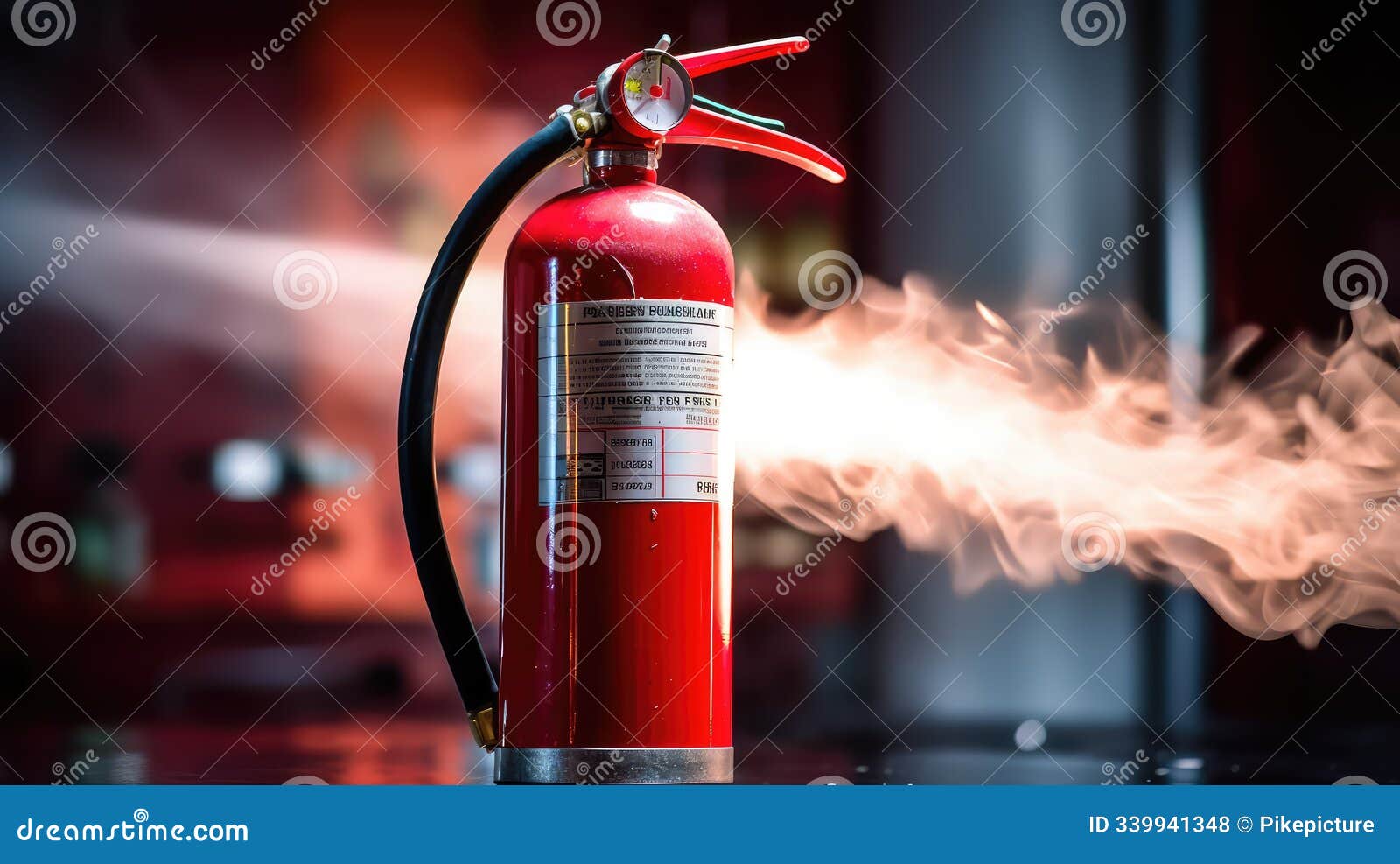 Cooling Fire Extinguisher Types Stock Illustration - Illustration of ...