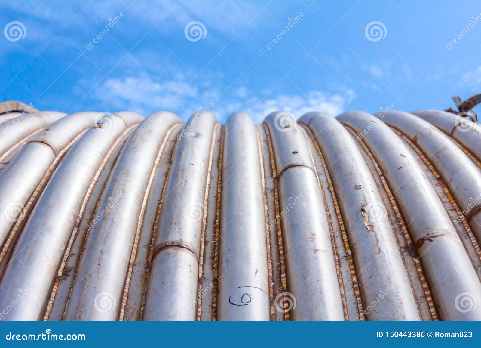 Cooling or Heating System Around Cistern, Reservoir Stock Photo - Image ...