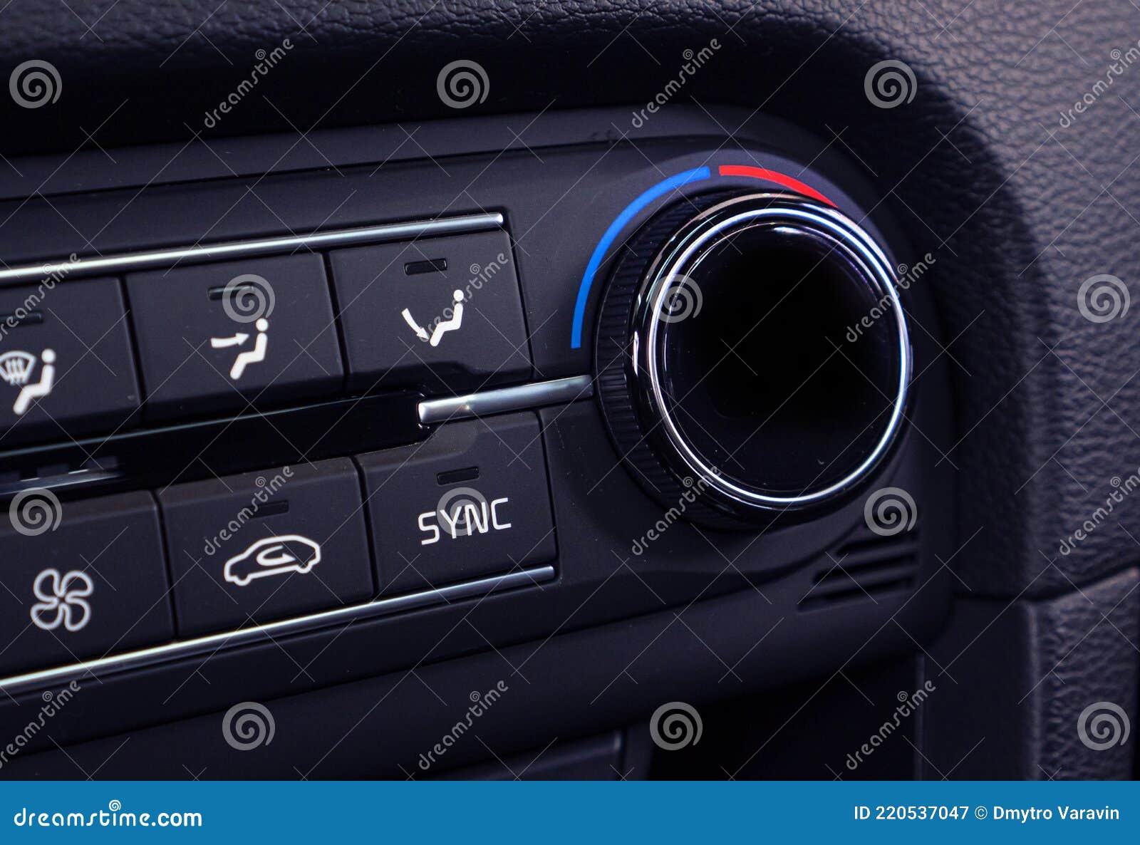 Cooling or Heating System in a Modern Car Stock Image - Image of auto ...