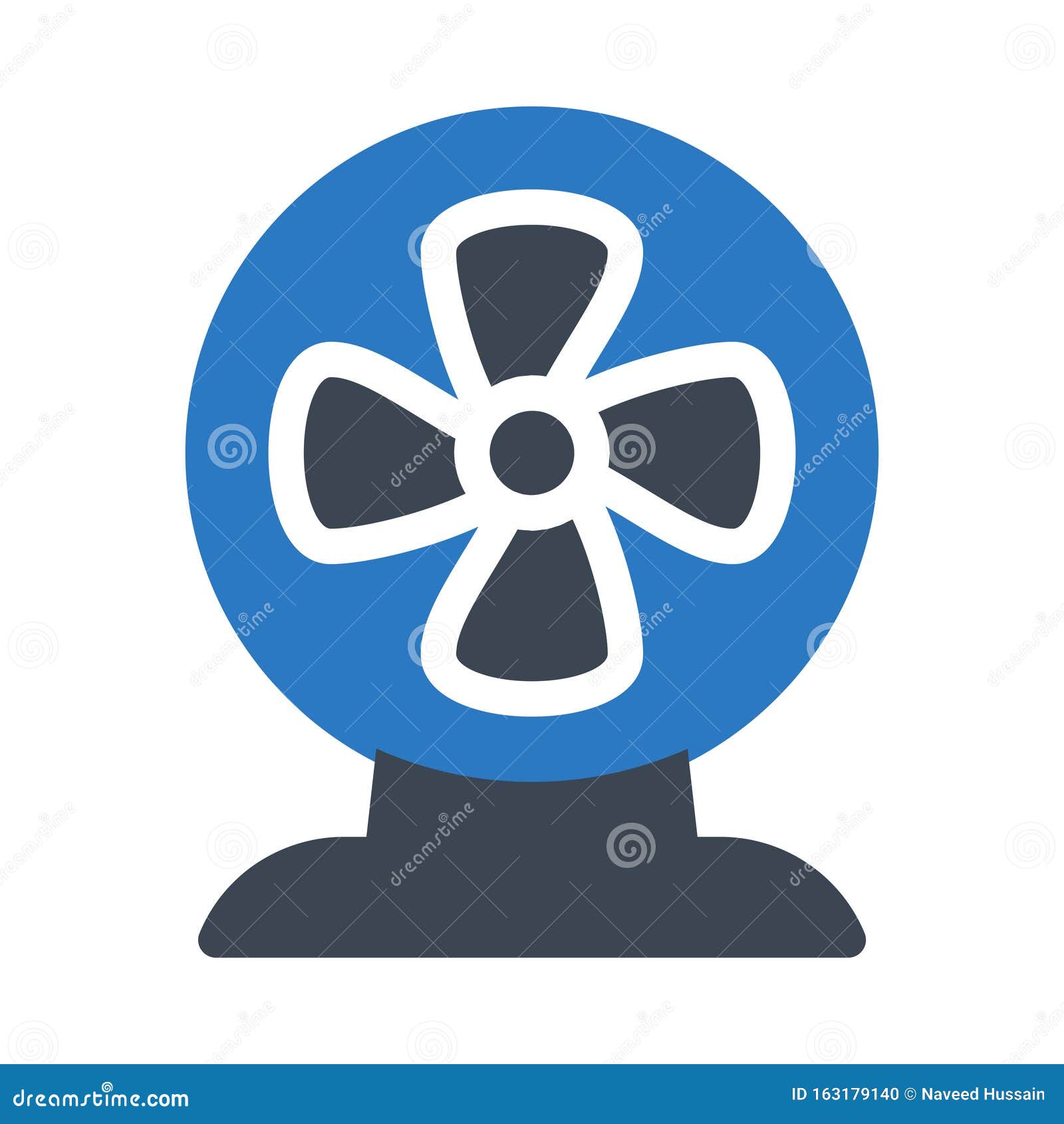 Cooling Vector Glyph Color Icon Stock Vector - Illustration of rotation ...