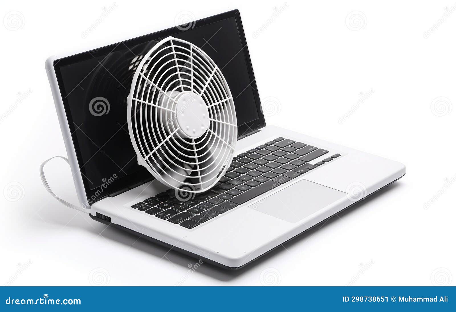 Cooling Pad Tech on White Background Stock Image - Image of tech ...
