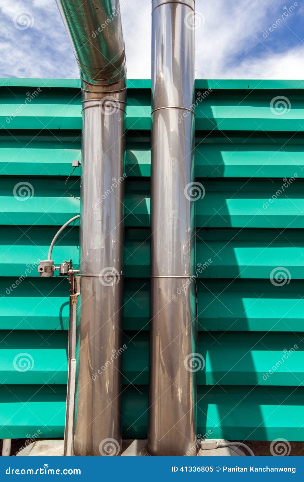 Cooling pipe stock image. Image of evacuation, industry - 41336805