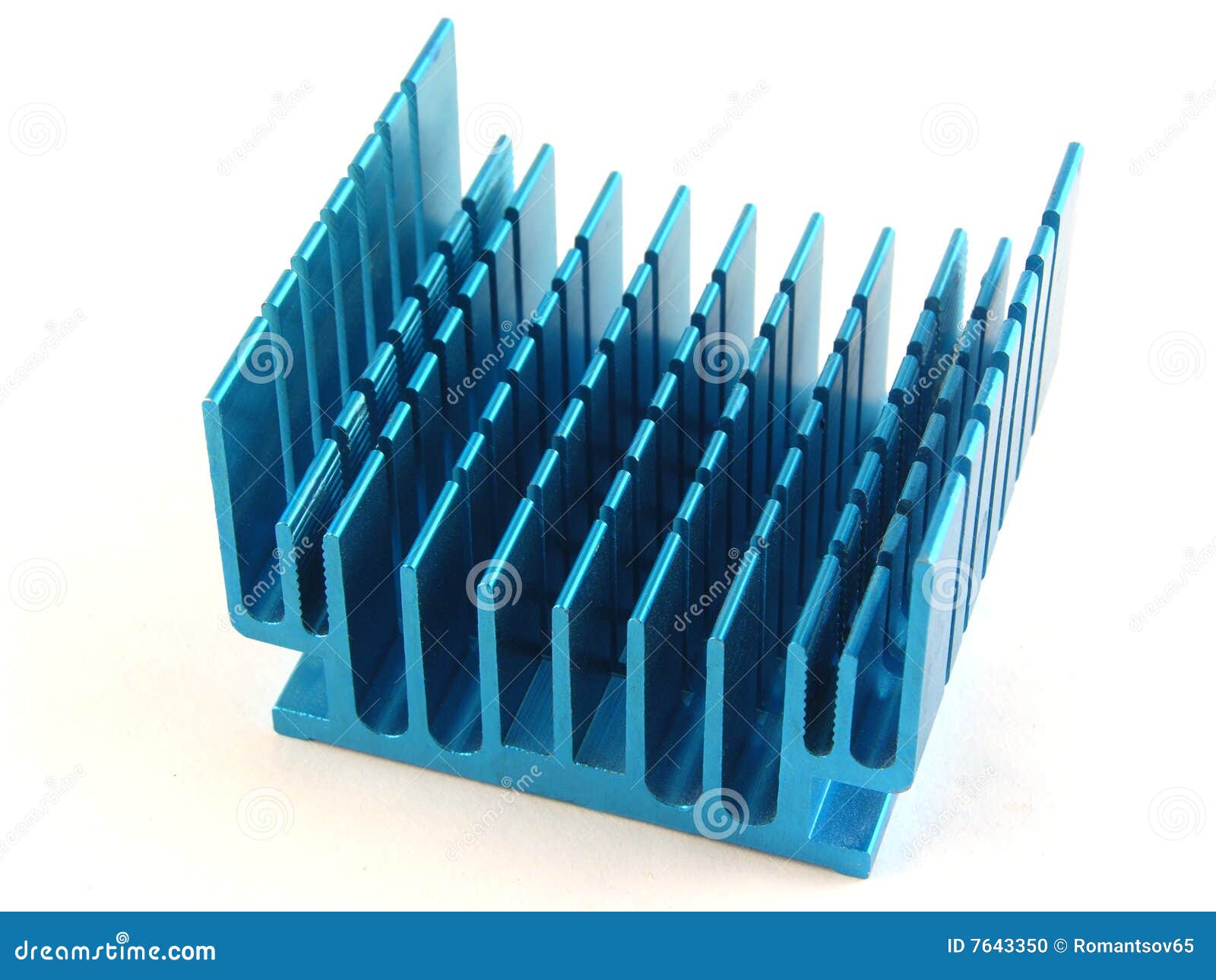 Cooling a Radiator of Dark Blue Colour Objects Ove Stock Photo - Image ...