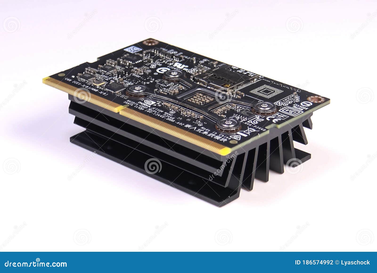 Cooling Radiator for Mini Computer Board. Cooling Electronics Editorial ...