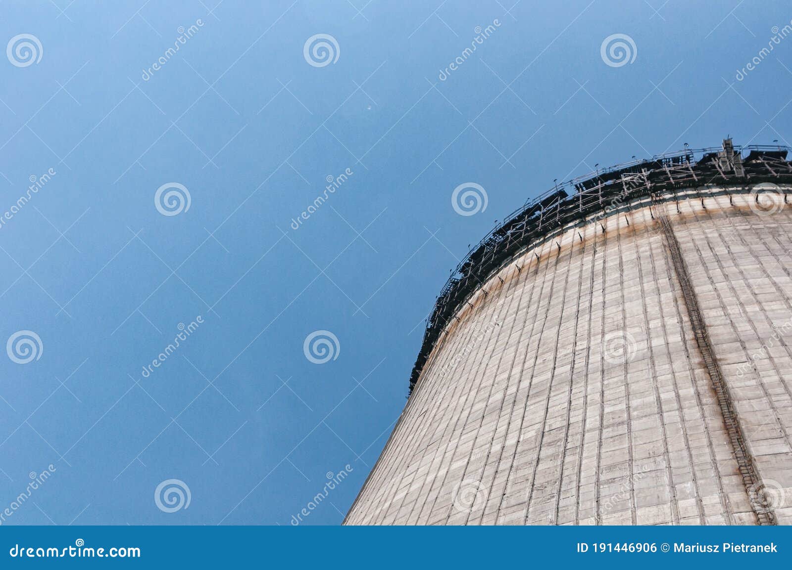 Cooling Stack of Reactors Building in Pripyat, Chernobyl Exclusion Zone ...