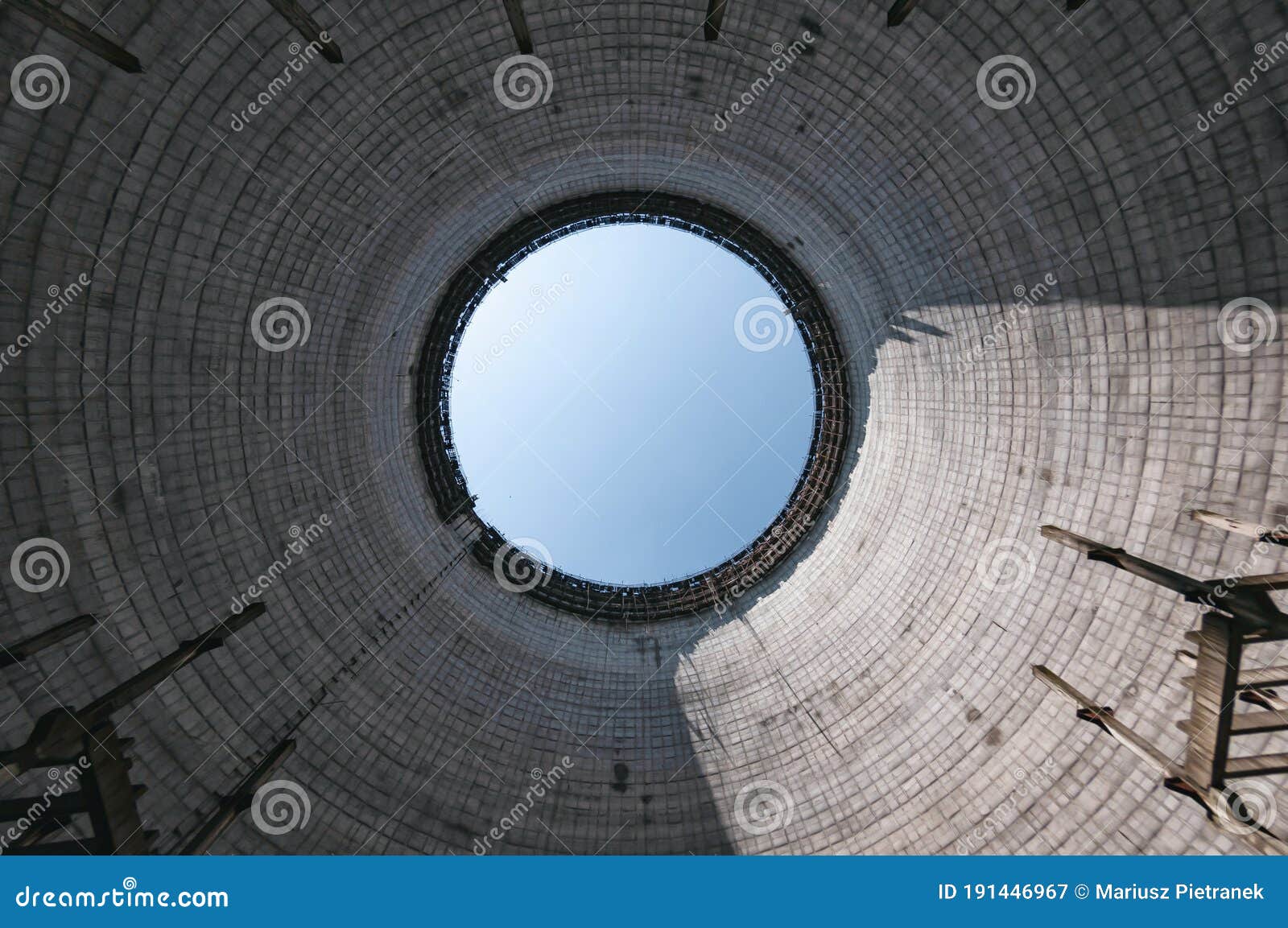 Cooling Stack of Reactors Building in Pripyat, Chernobyl Exclusion Zone ...