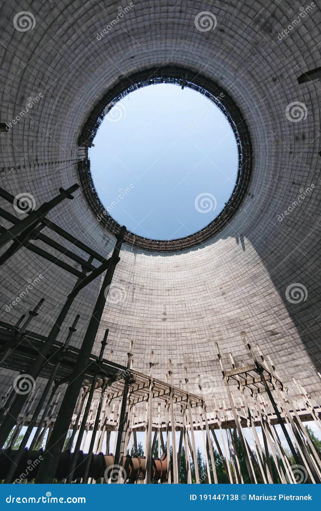 Cooling Stack of Reactors Building in Pripyat, Chernobyl Exclusion Zone ...