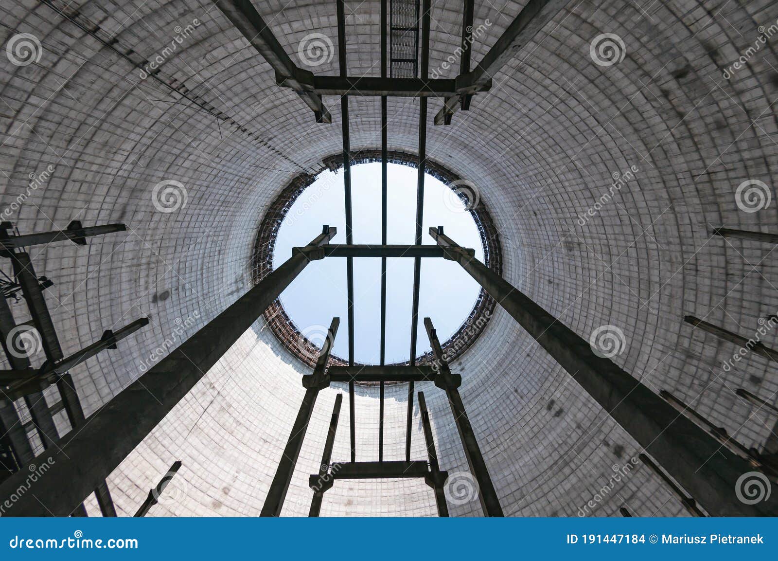 Cooling Stack of Reactors Building in Pripyat, Chernobyl Exclusion Zone ...