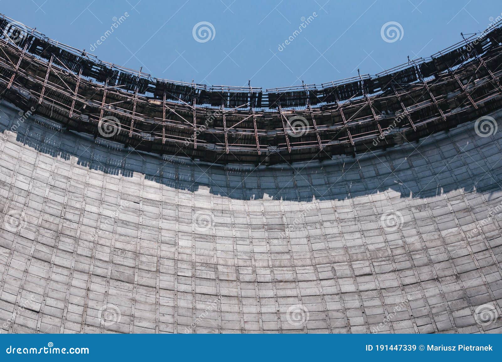 Cooling Stack of Reactors Building in Pripyat, Chernobyl Exclusion Zone ...