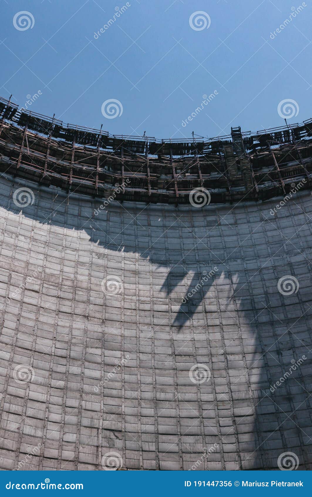 Cooling Stack of Reactors Building in Pripyat, Chernobyl Exclusion Zone ...