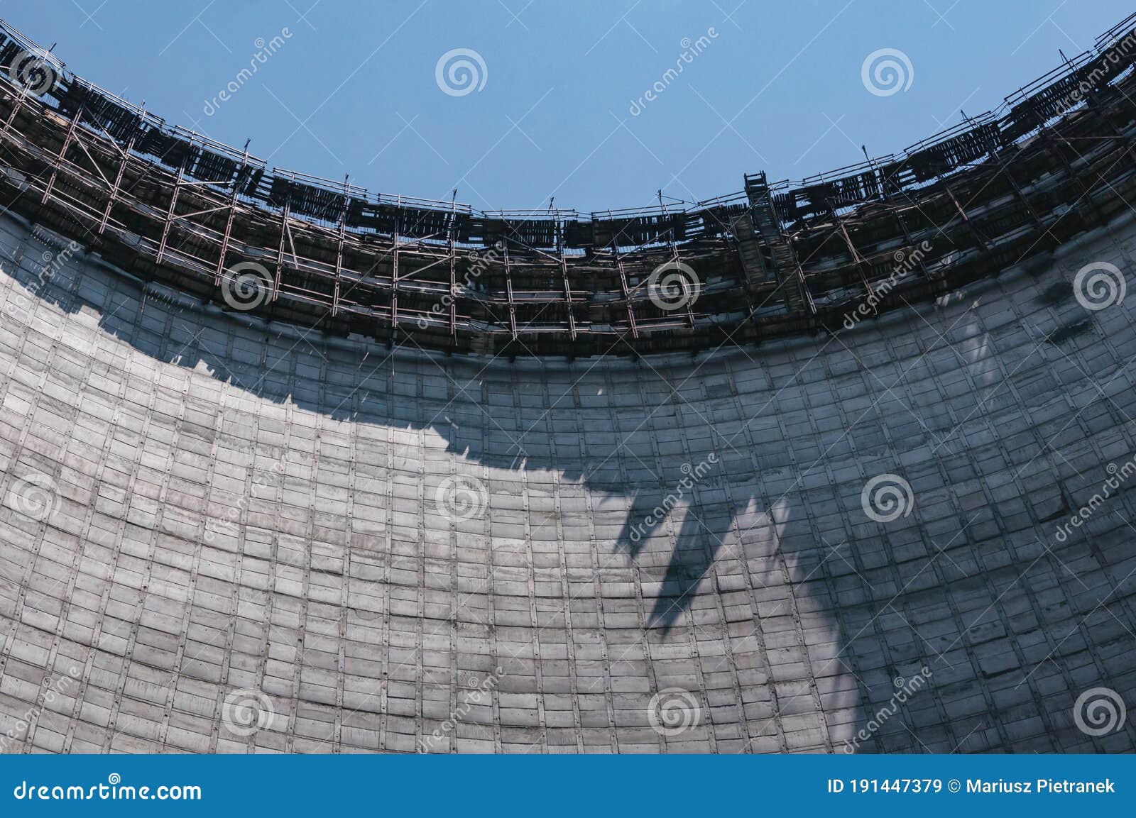 Cooling Stack of Reactors Building in Pripyat, Chernobyl Exclusion Zone ...