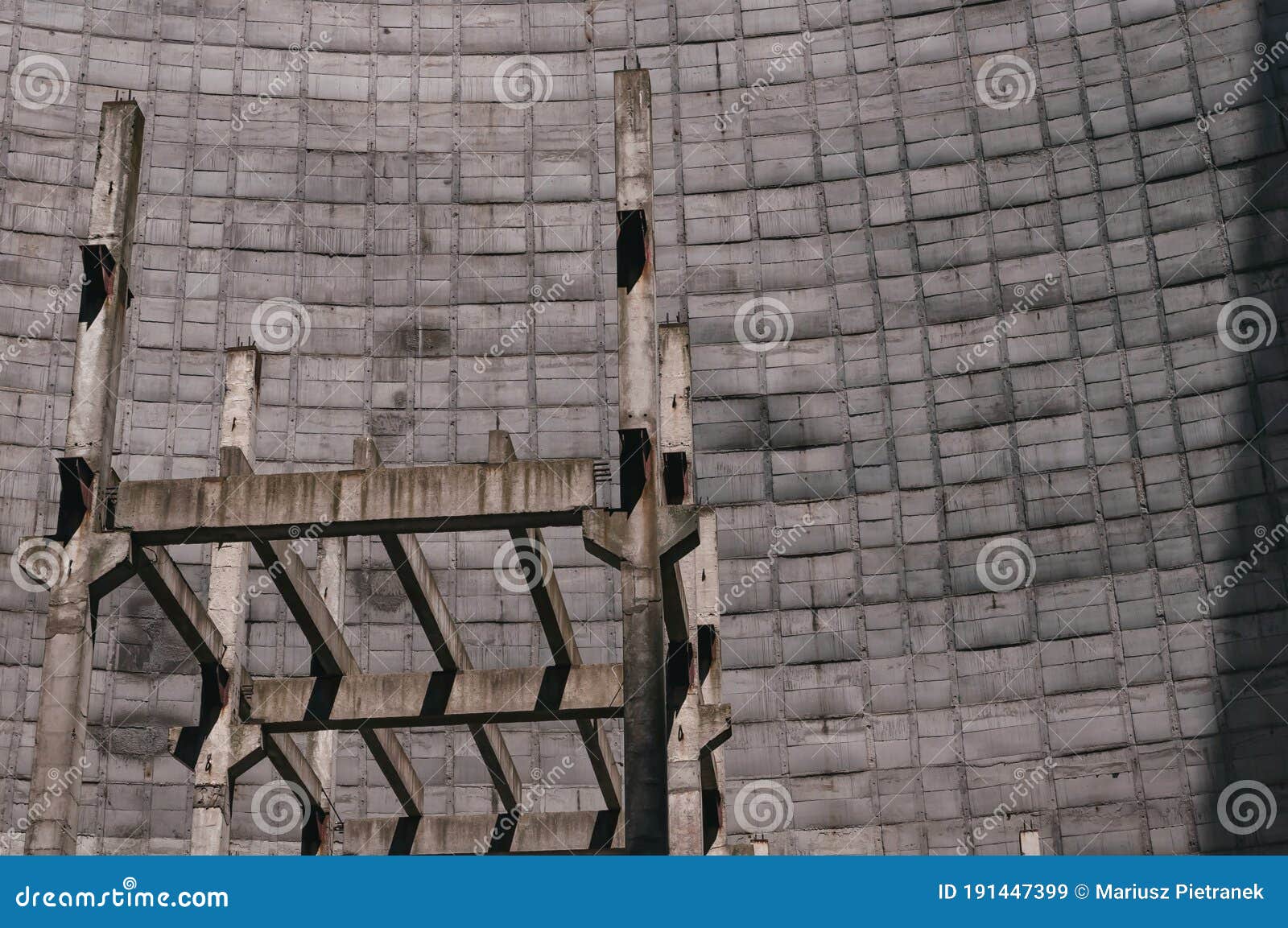 Cooling Stack of Reactors Building in Pripyat, Chernobyl Exclusion Zone ...