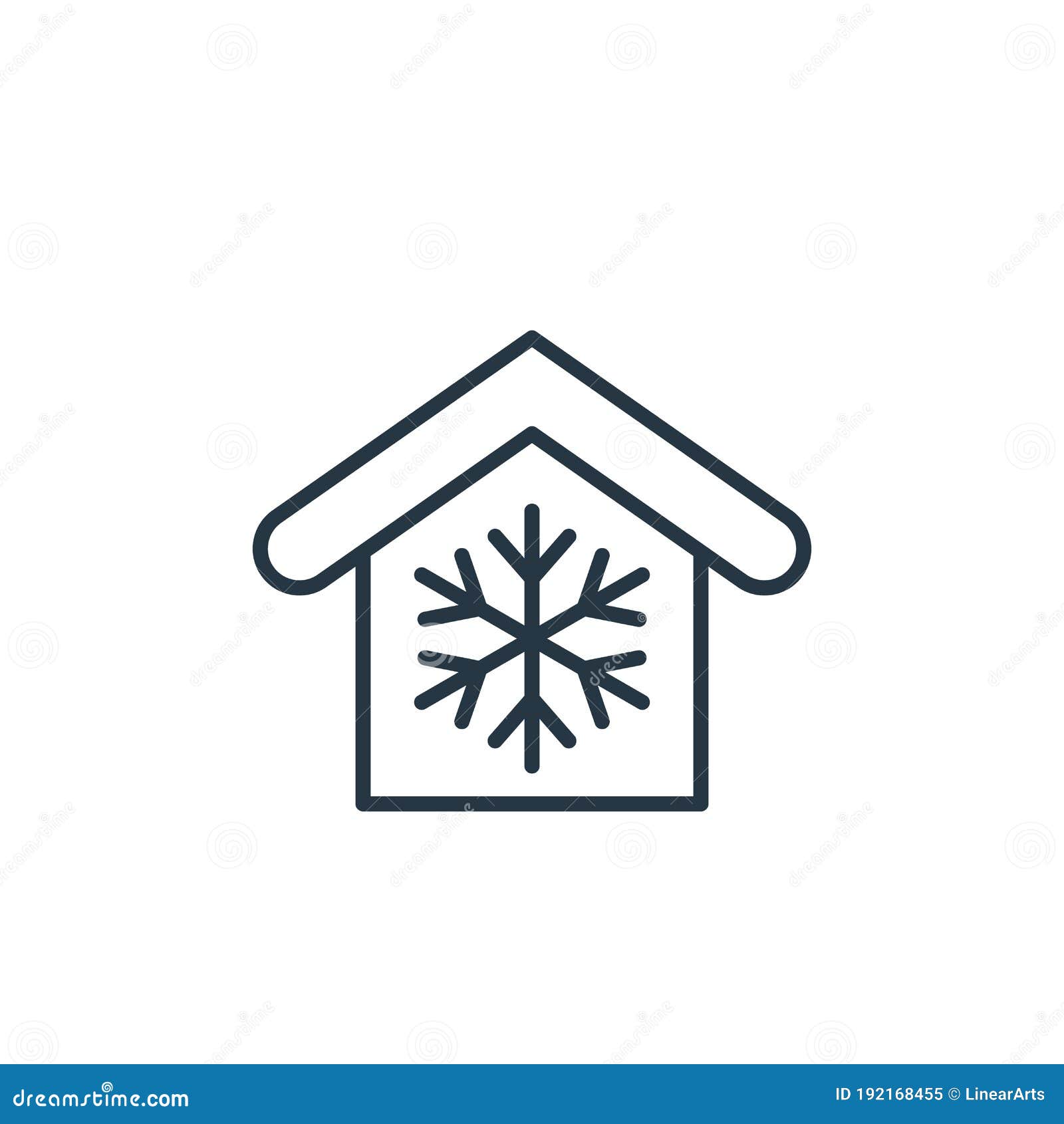 Cooling System Icon Vector from Smarthome Concept. Thin Line ...