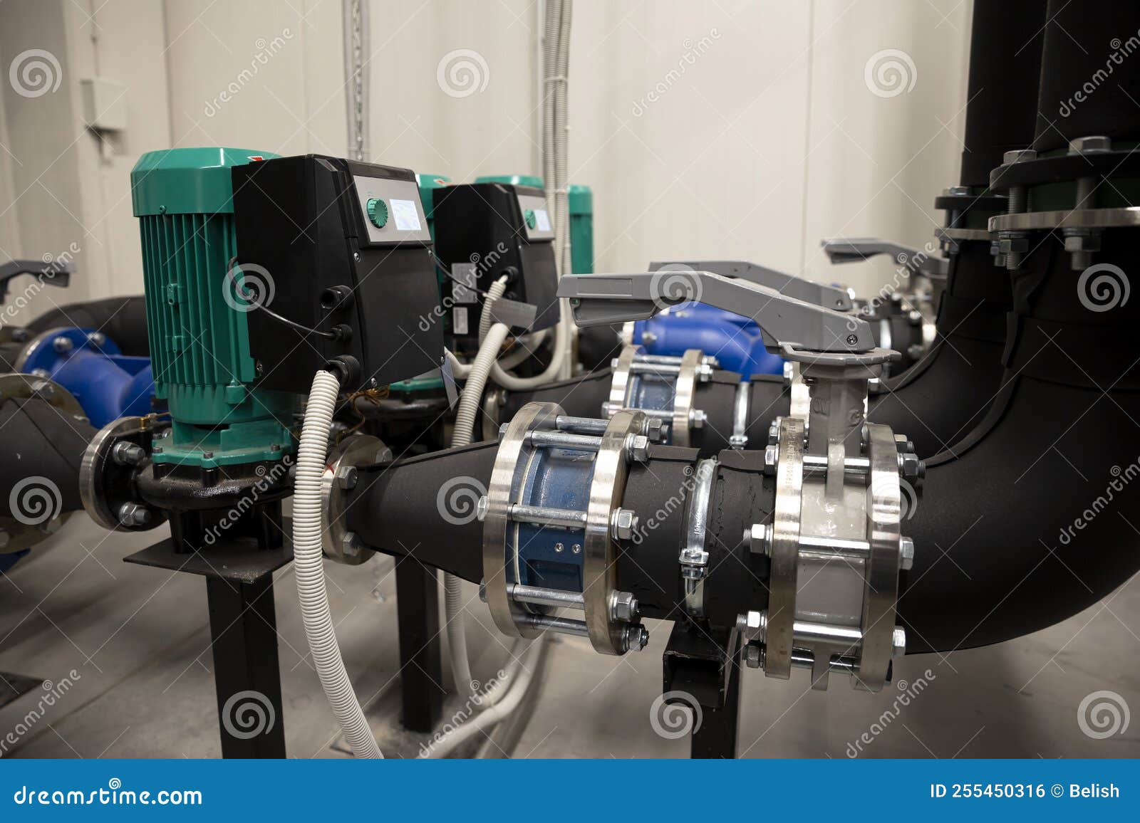 Cooling System of a Supercomputer Stock Photo - Image of maintenance ...